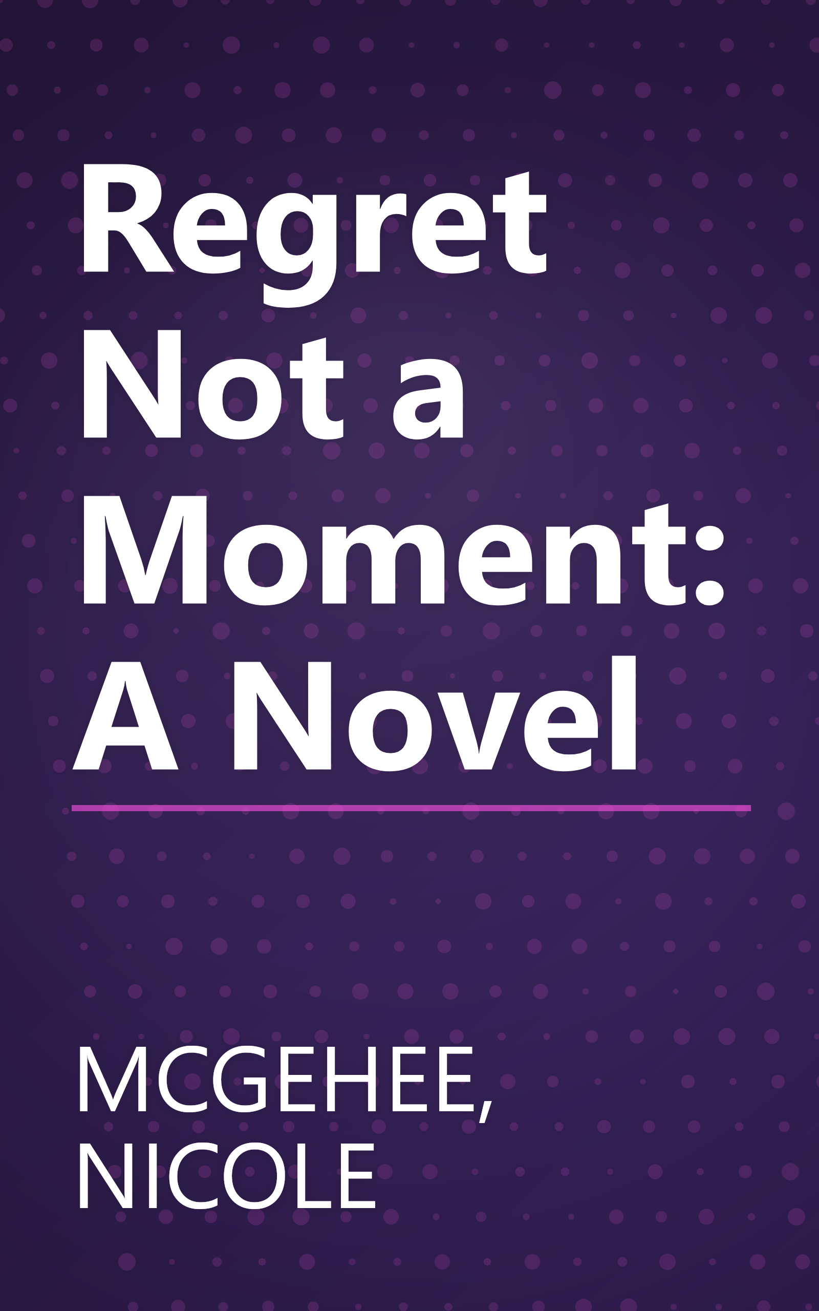 Regret Not a Moment: A Novel book cover