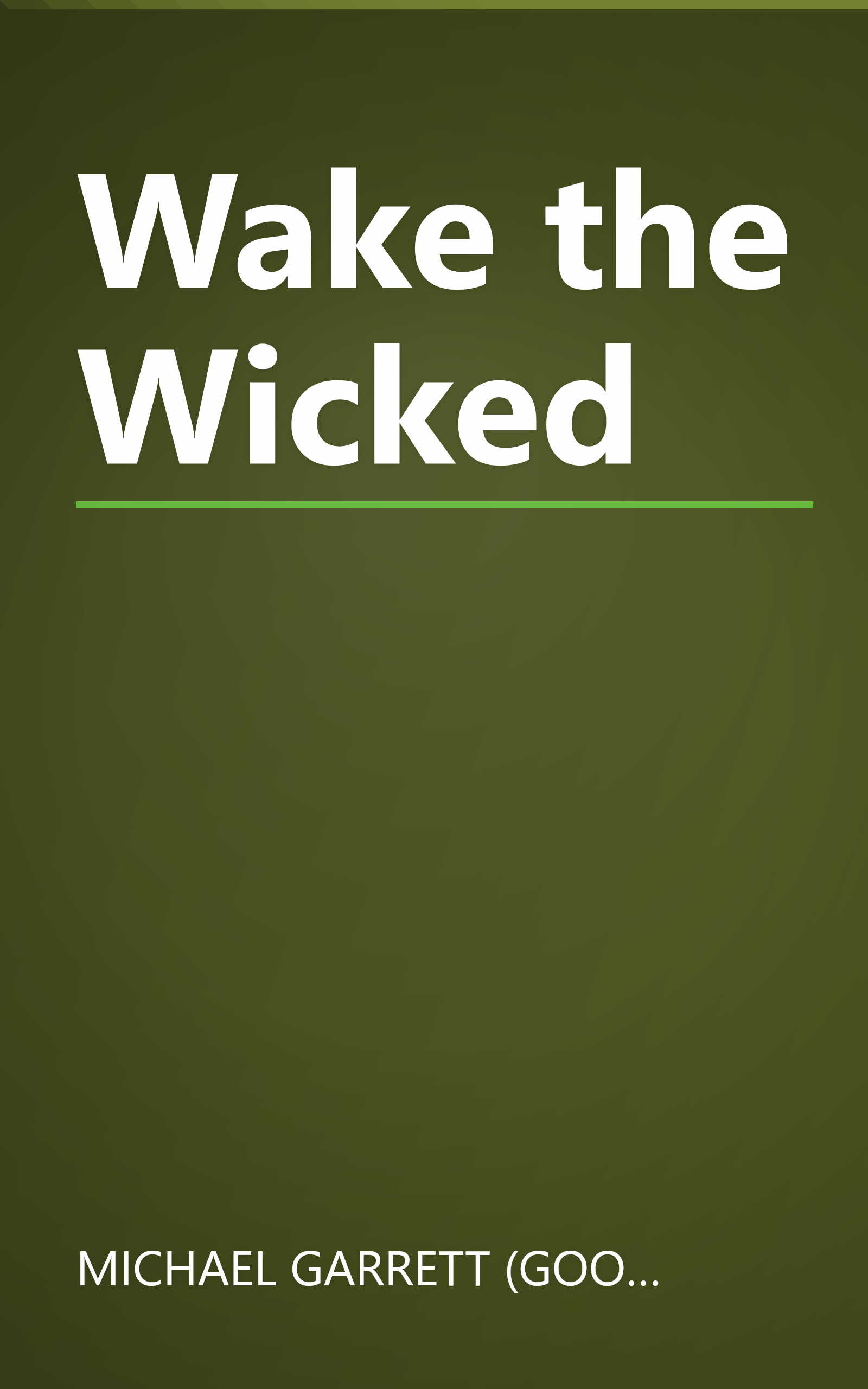 Wake the Wicked book cover