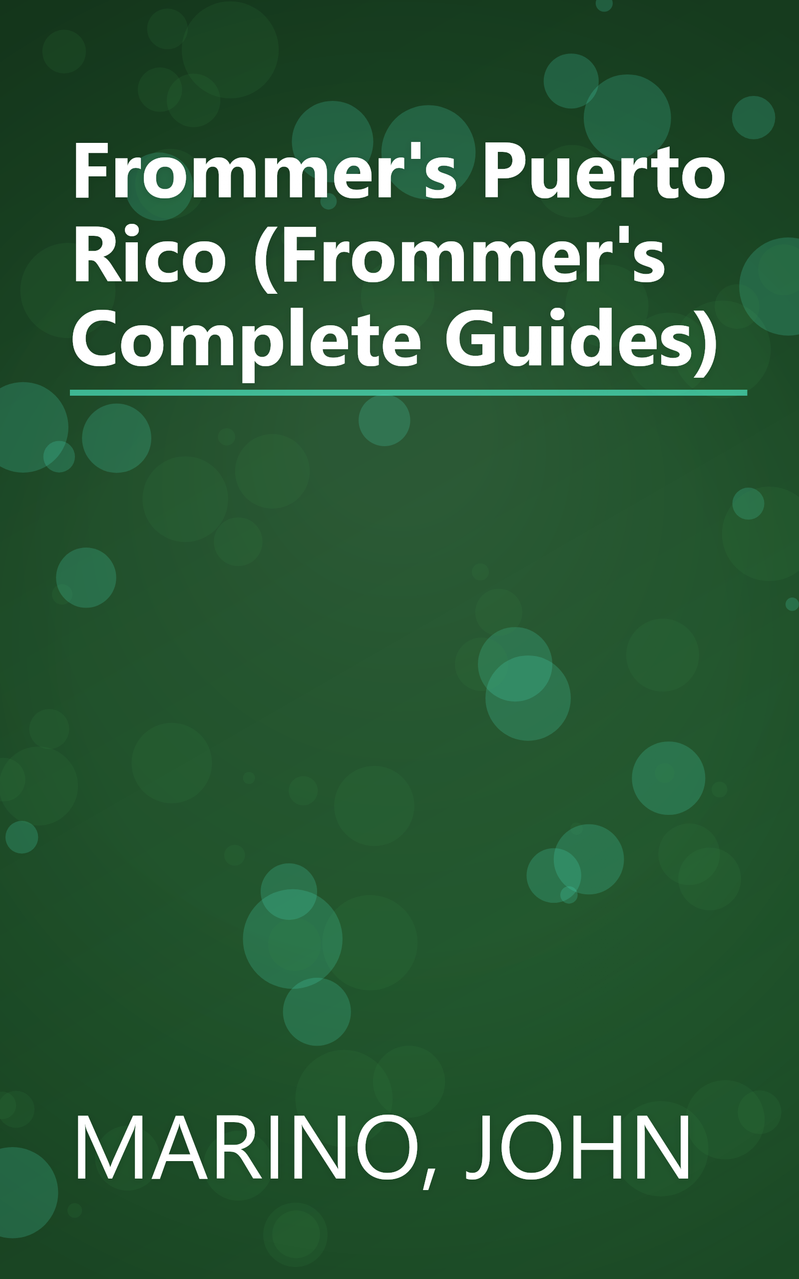 Frommer's Puerto Rico (Frommer's Complete Guides) book cover