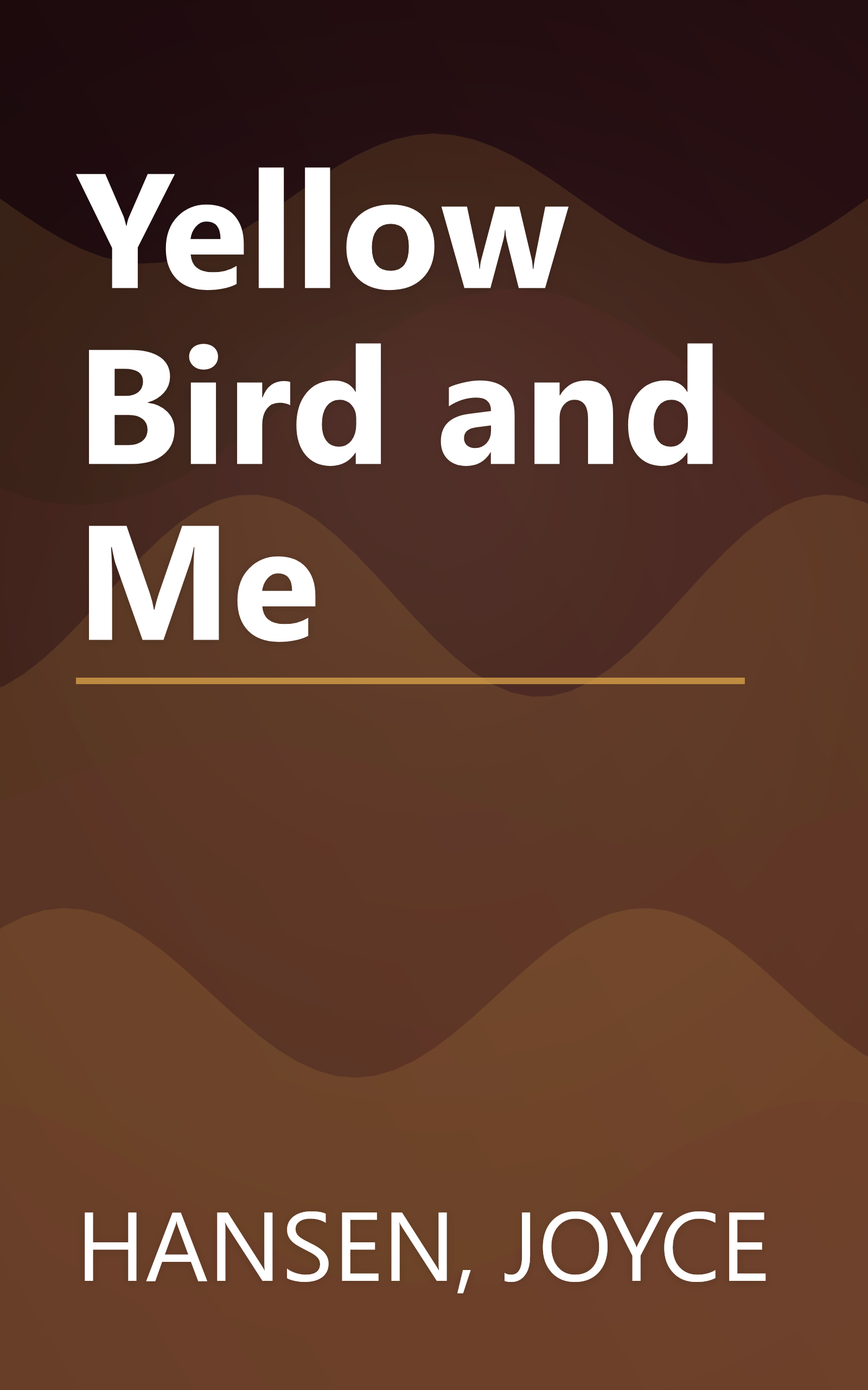 Yellow Bird and Me book cover