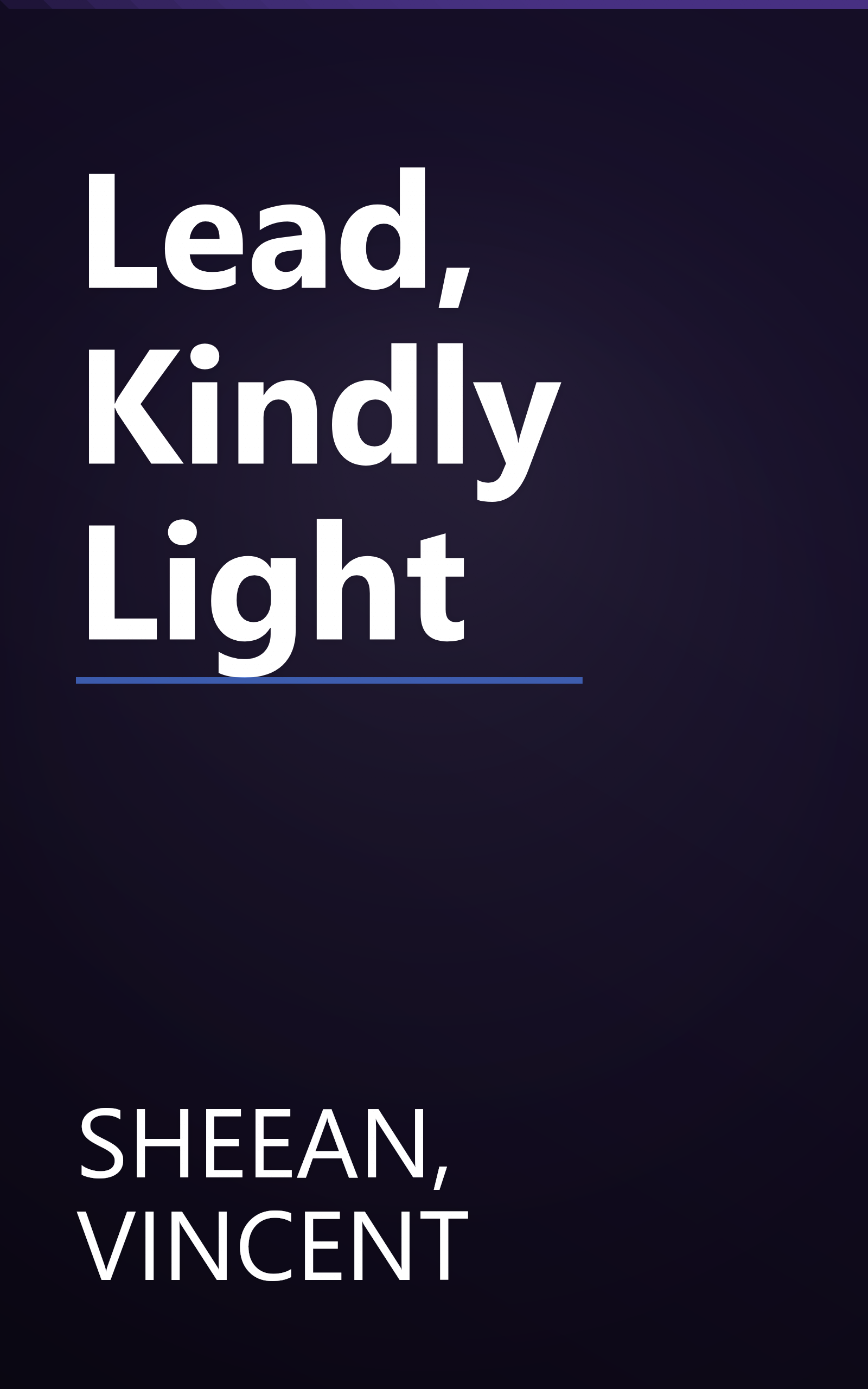 Lead, Kindly Light book cover