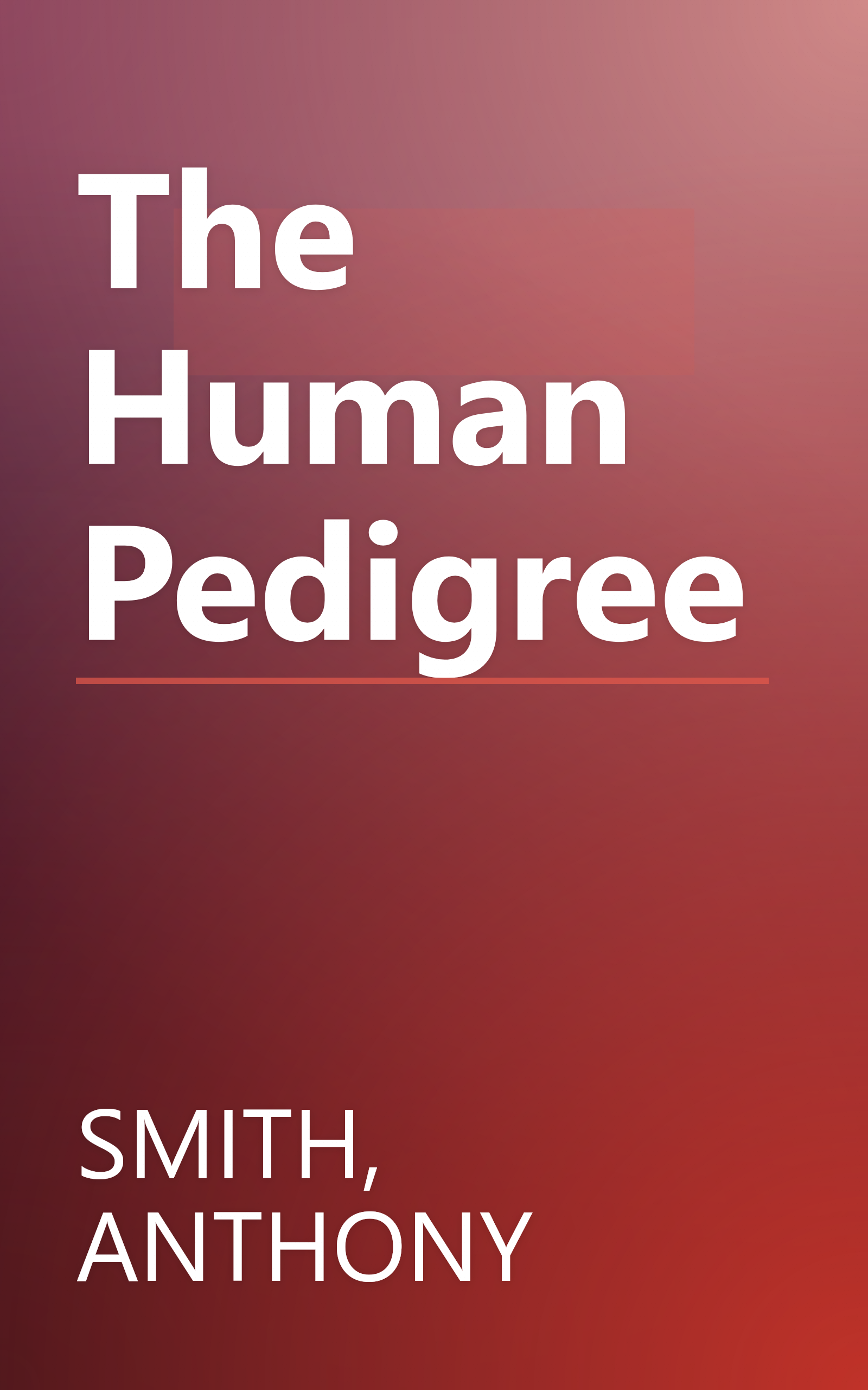 The Human Pedigree book cover