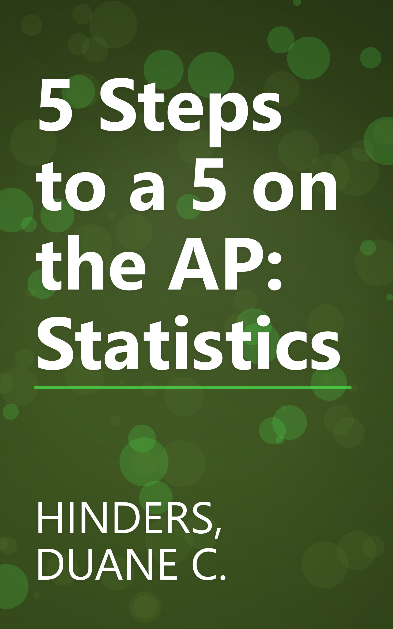 5 Steps to a 5 on the AP: Statistics book cover