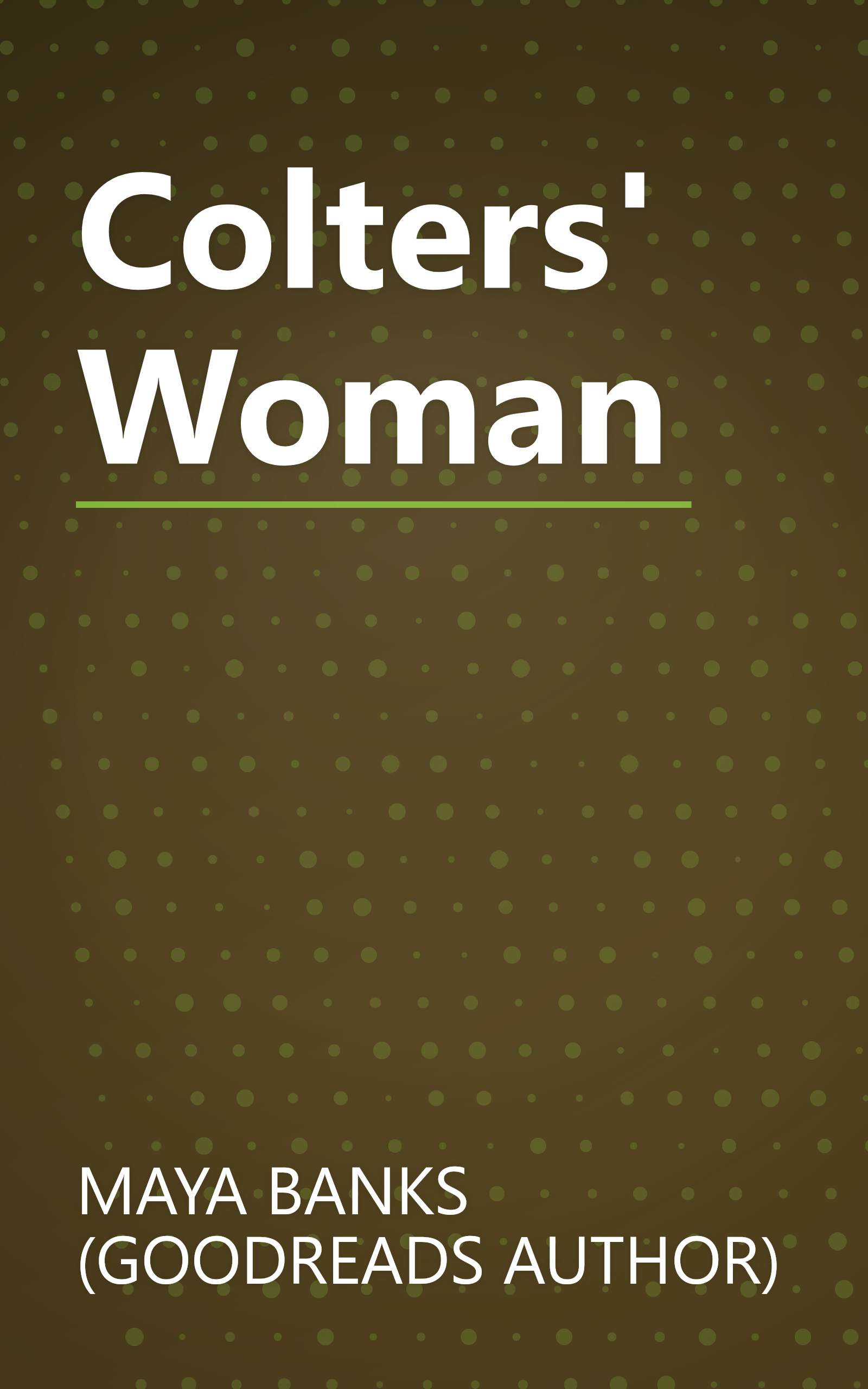 Colters' Woman book cover