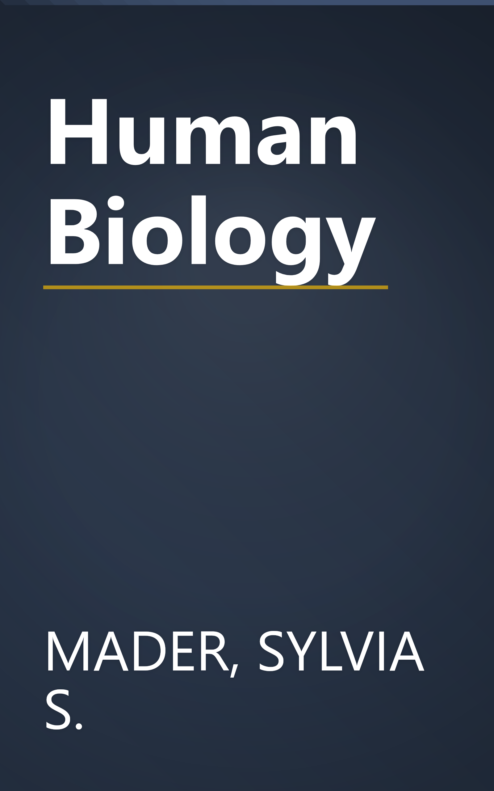 Human Biology book cover