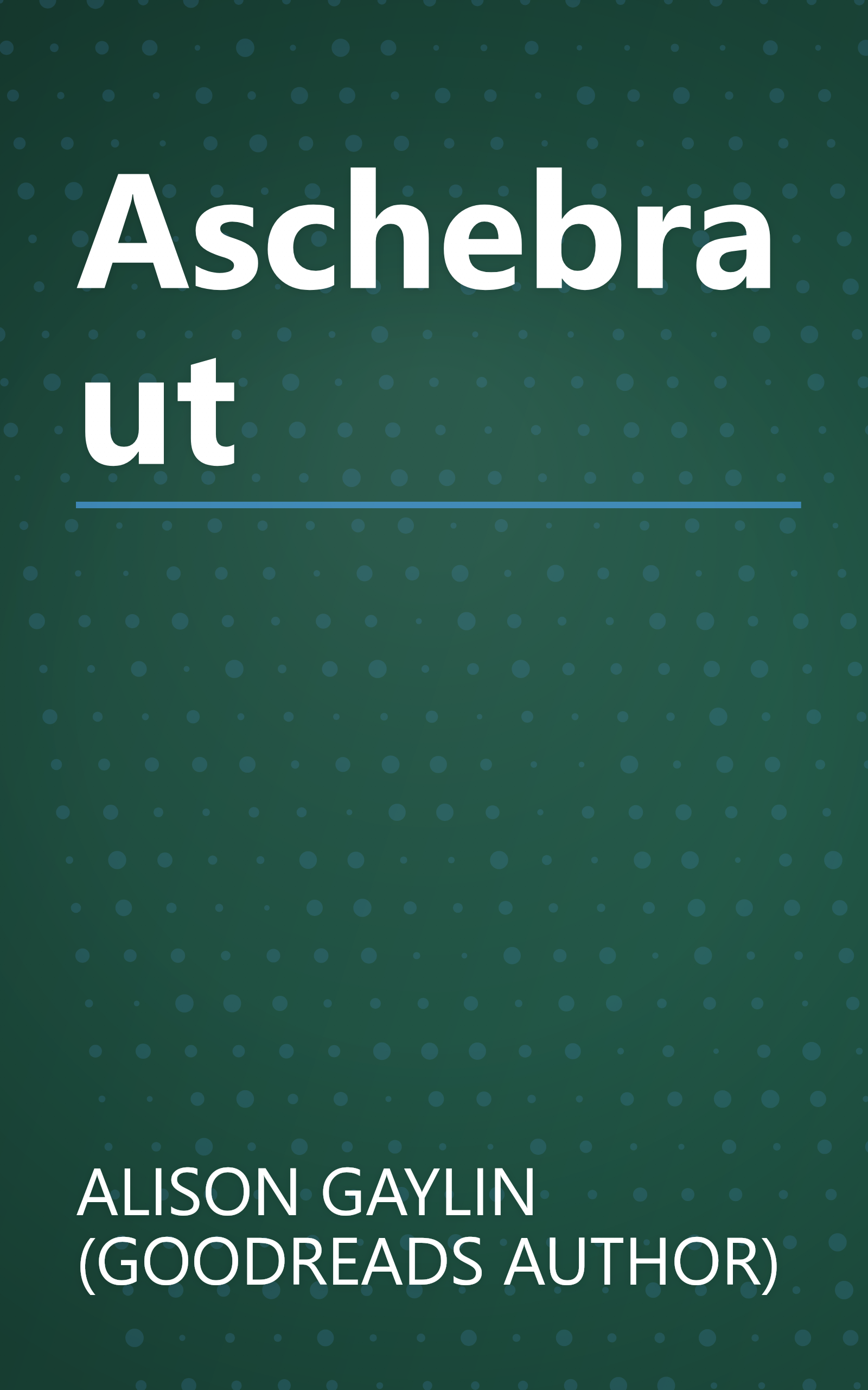 Aschebraut book cover