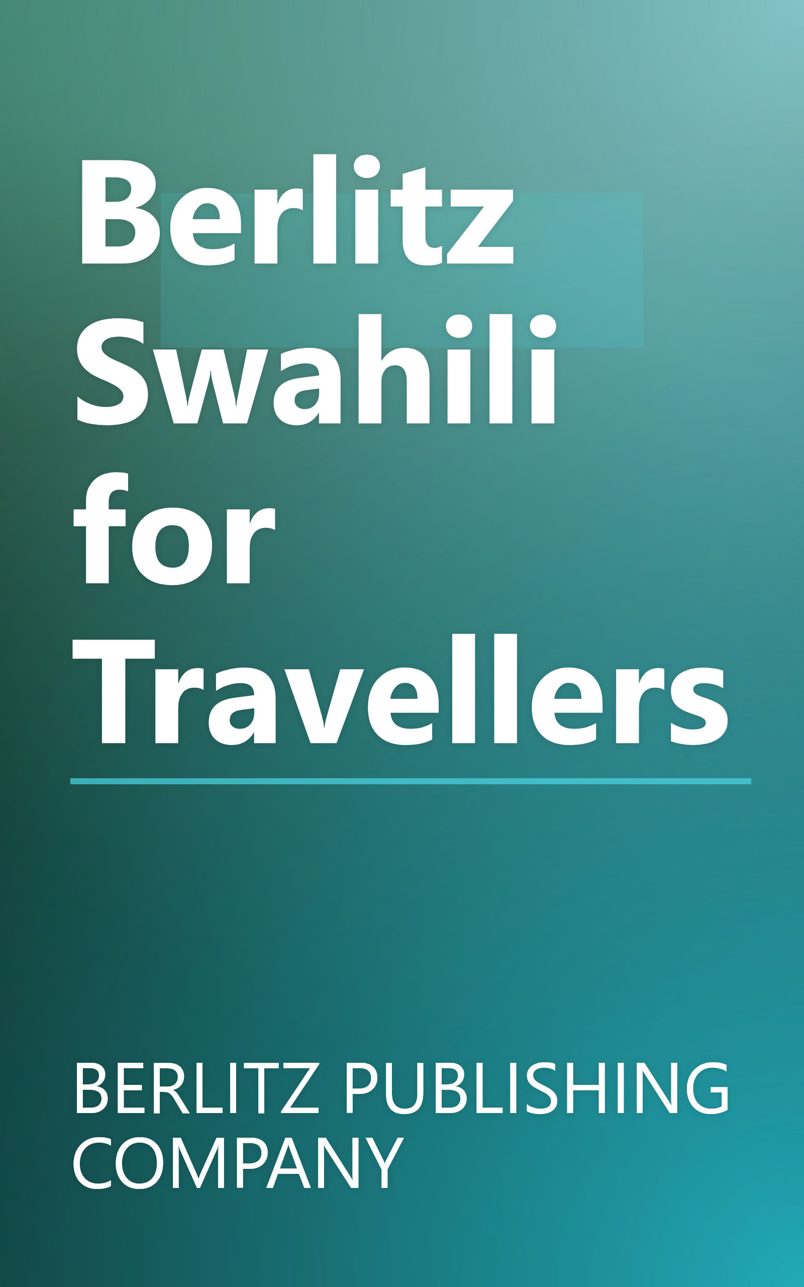 Berlitz Swahili for Travellers book cover