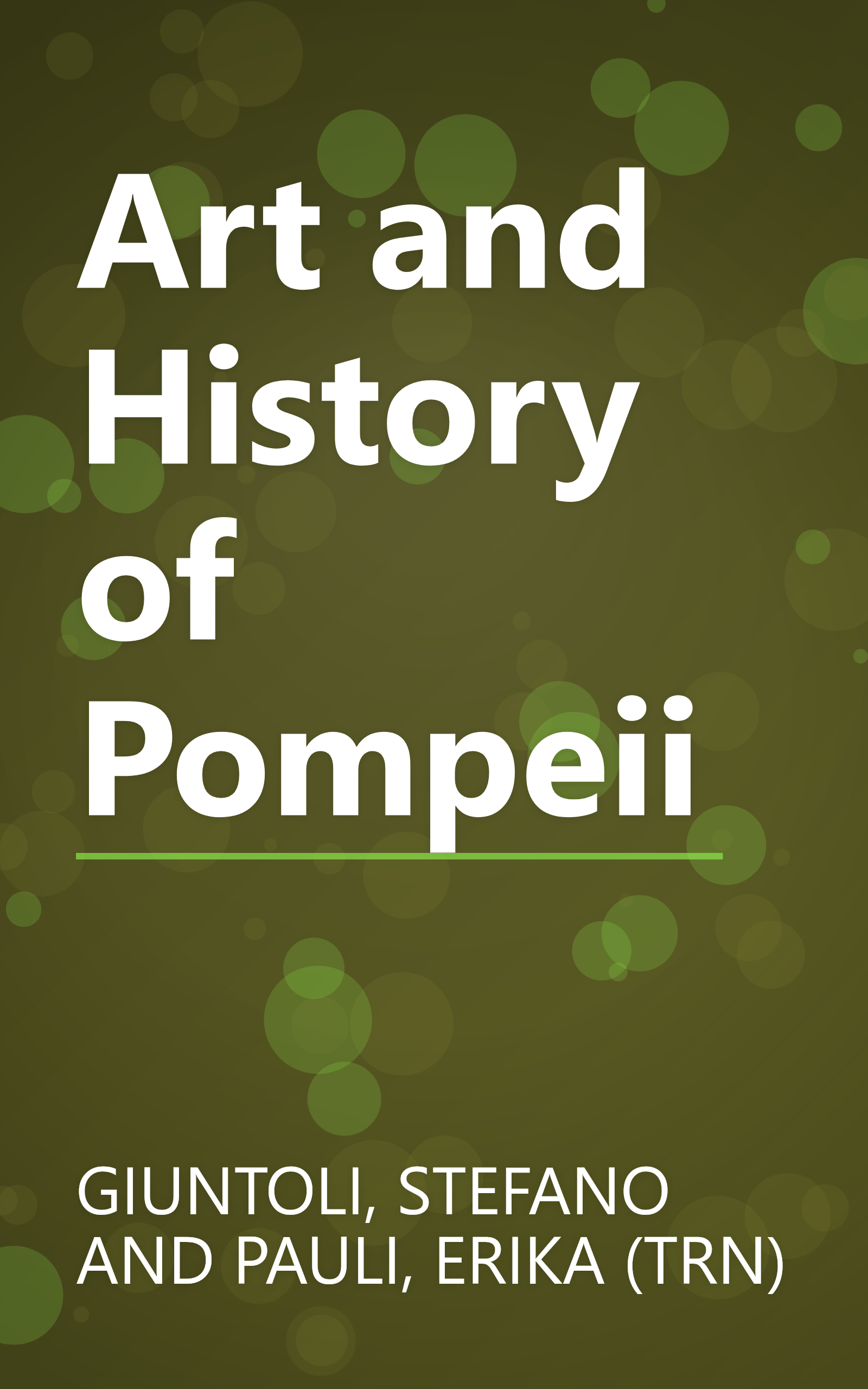 Art and History of Pompeii book cover