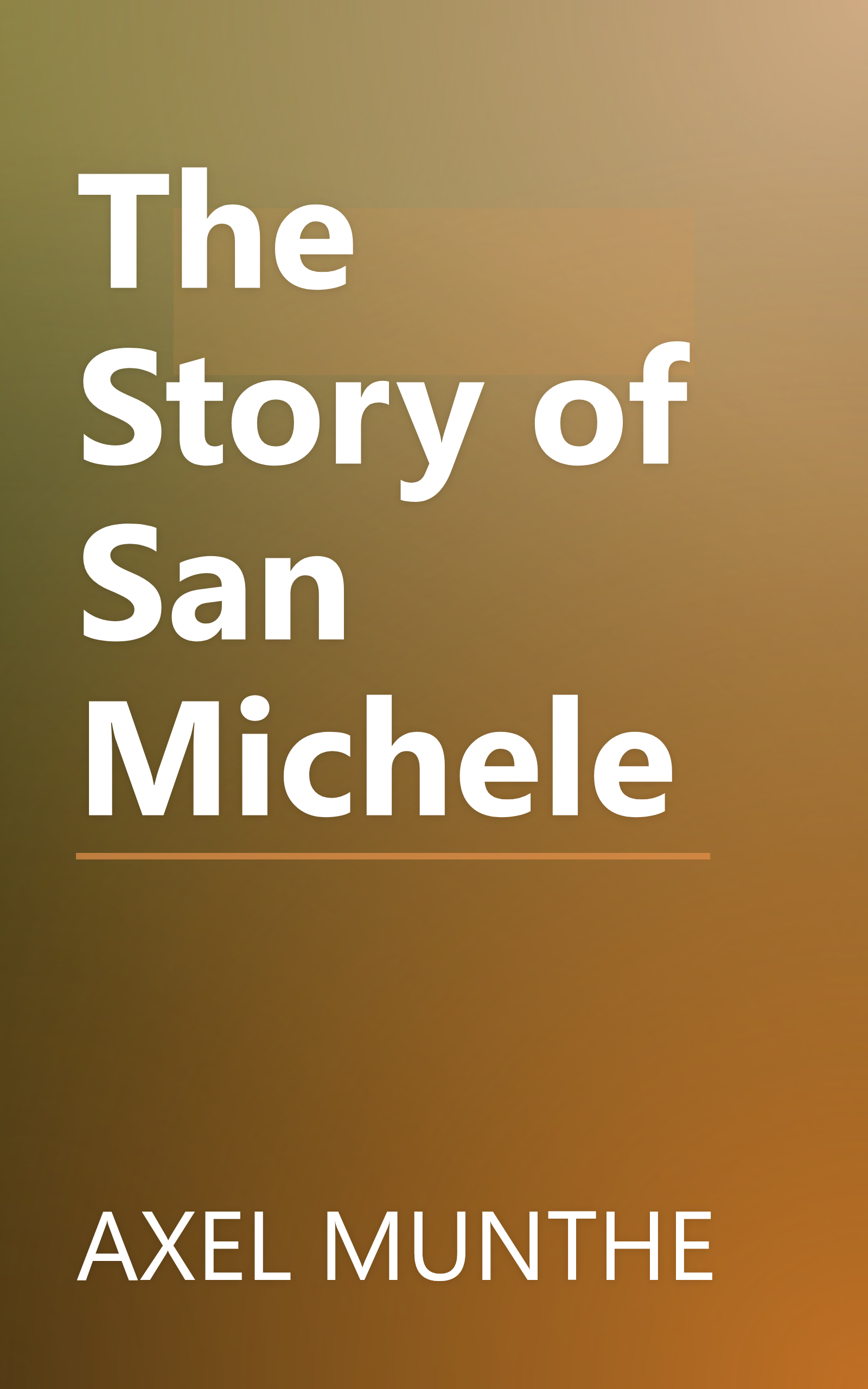The Story of San Michele book cover