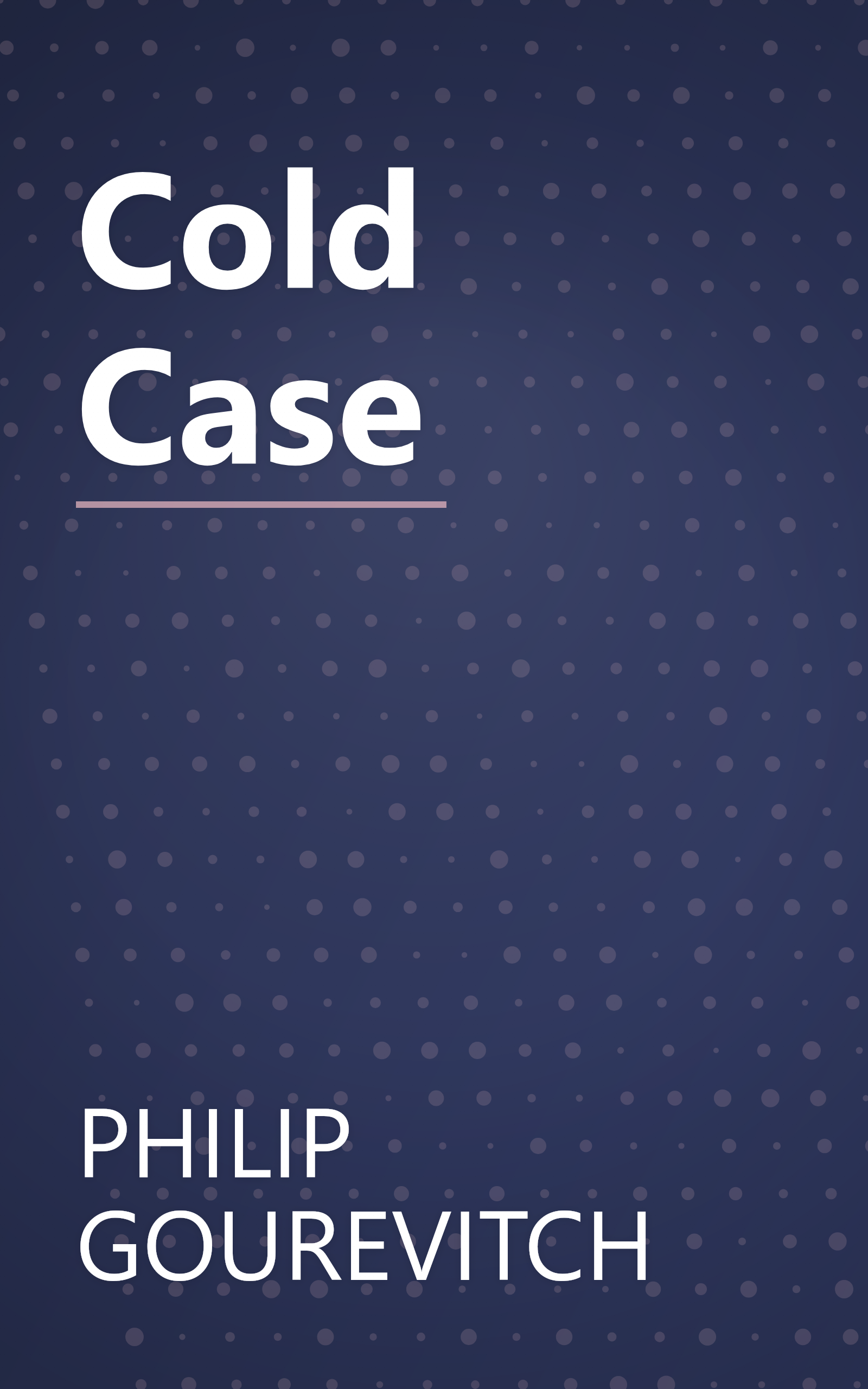 Cold Case book cover