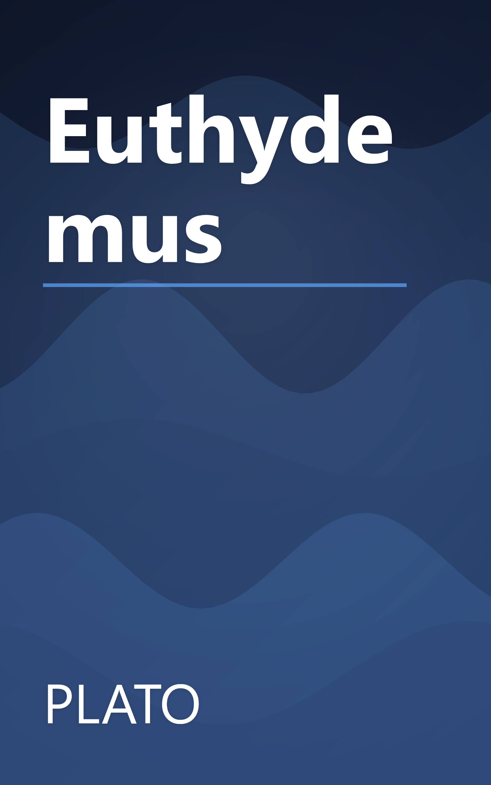 Euthydemus book cover