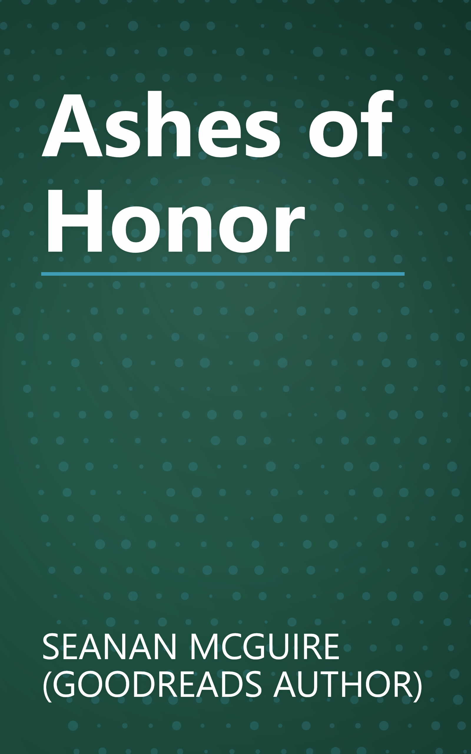 Ashes of Honor book cover