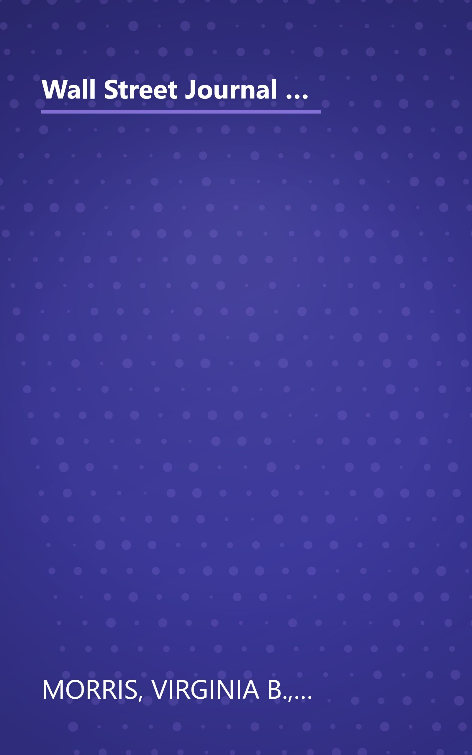 Wall Street Journal Guide to Planning Your Financial Future : The Easy-to-read Guide to Lifetime Planning for Retirement book cover