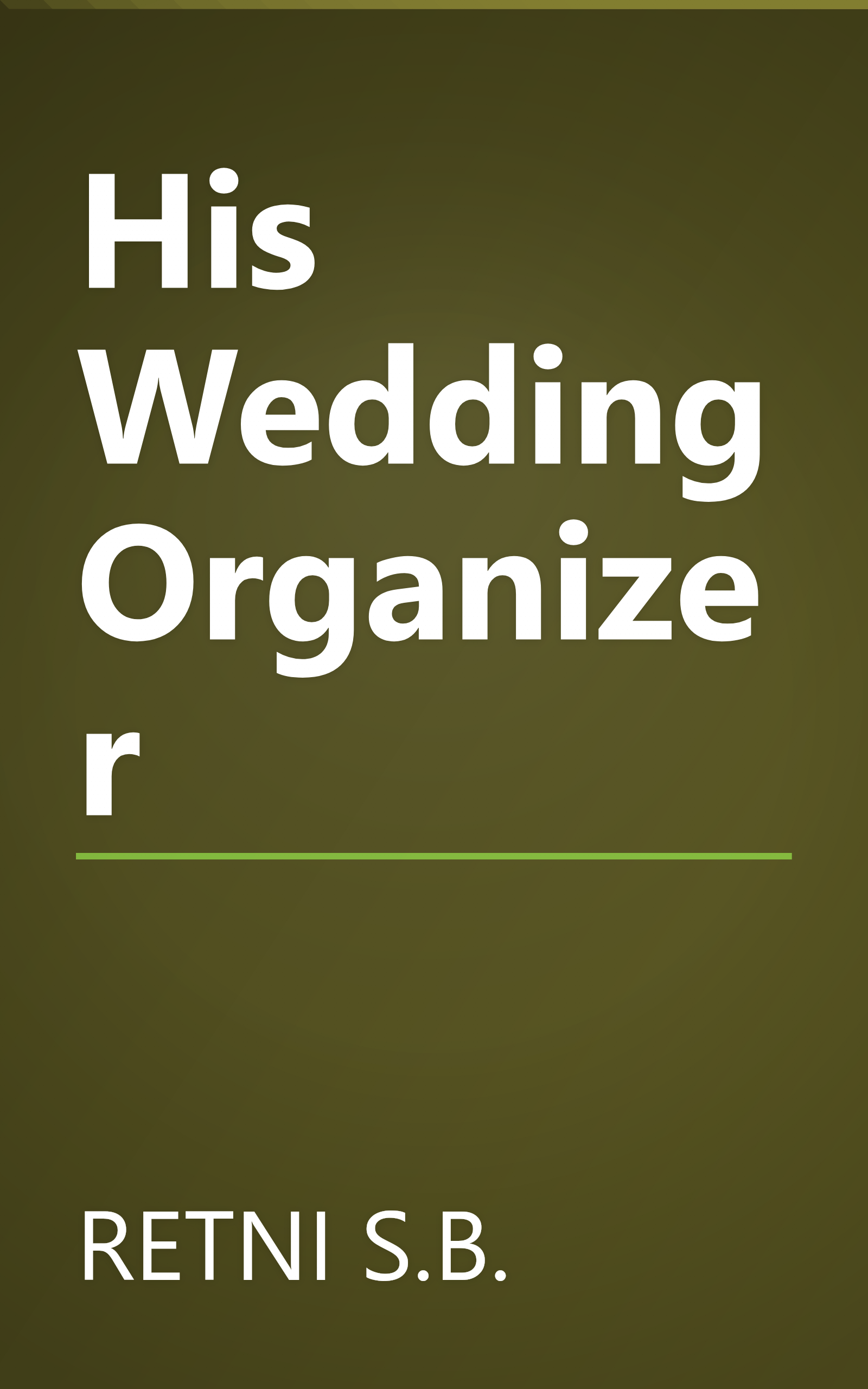 His Wedding Organizer book cover