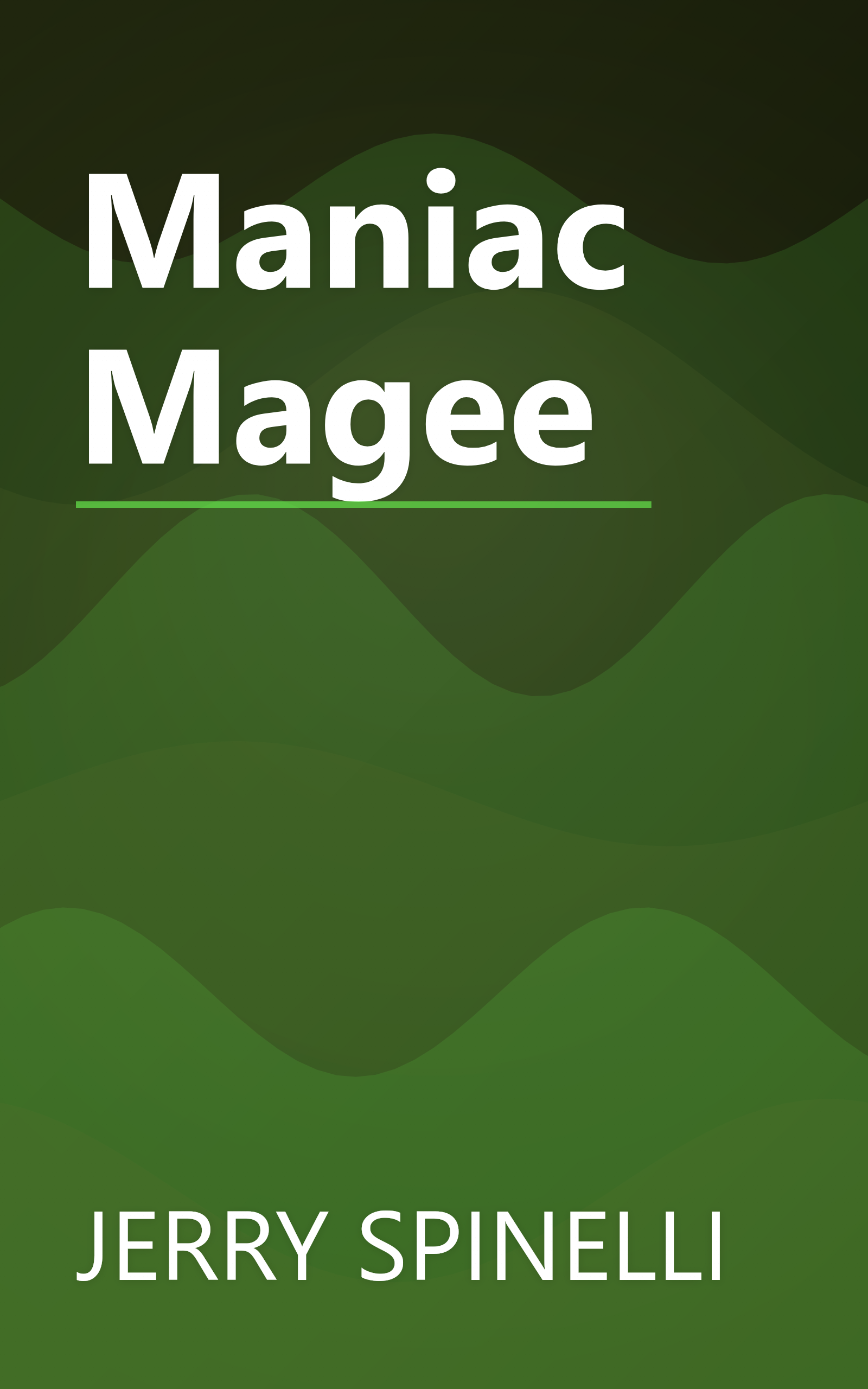 Maniac Magee book cover