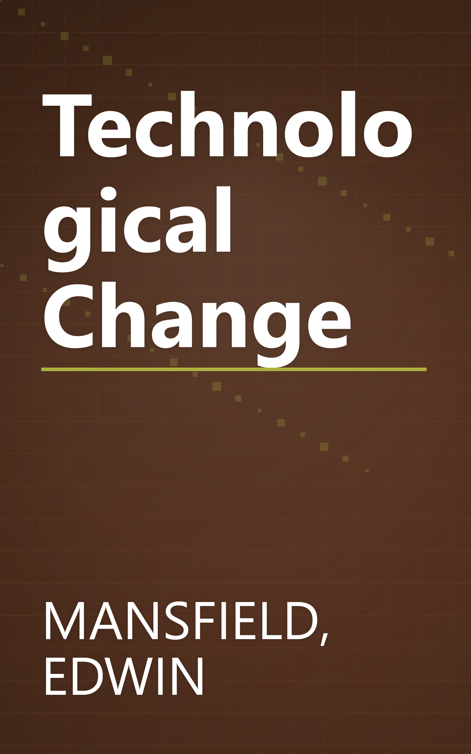 Technological Change book cover
