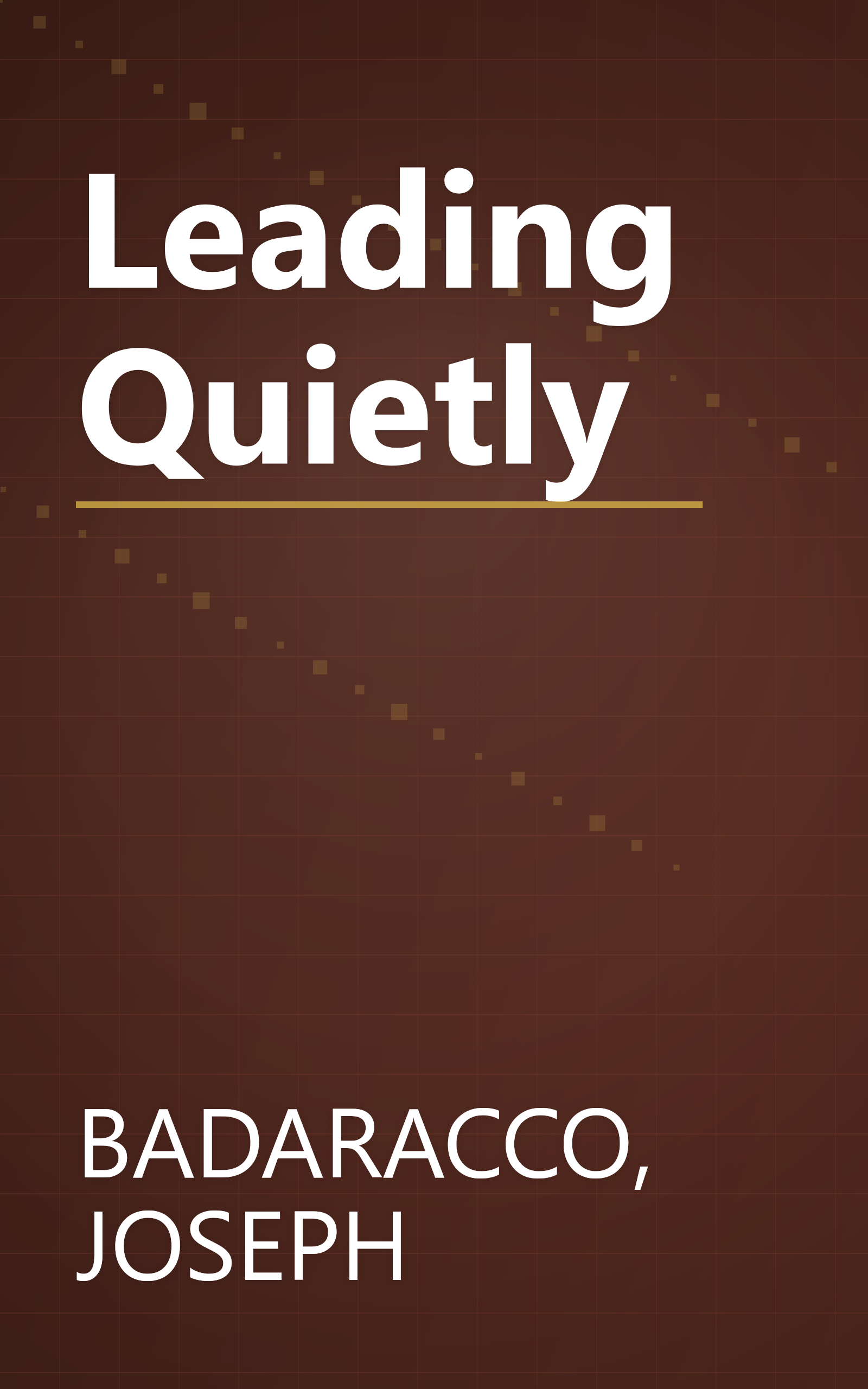 Leading Quietly book cover