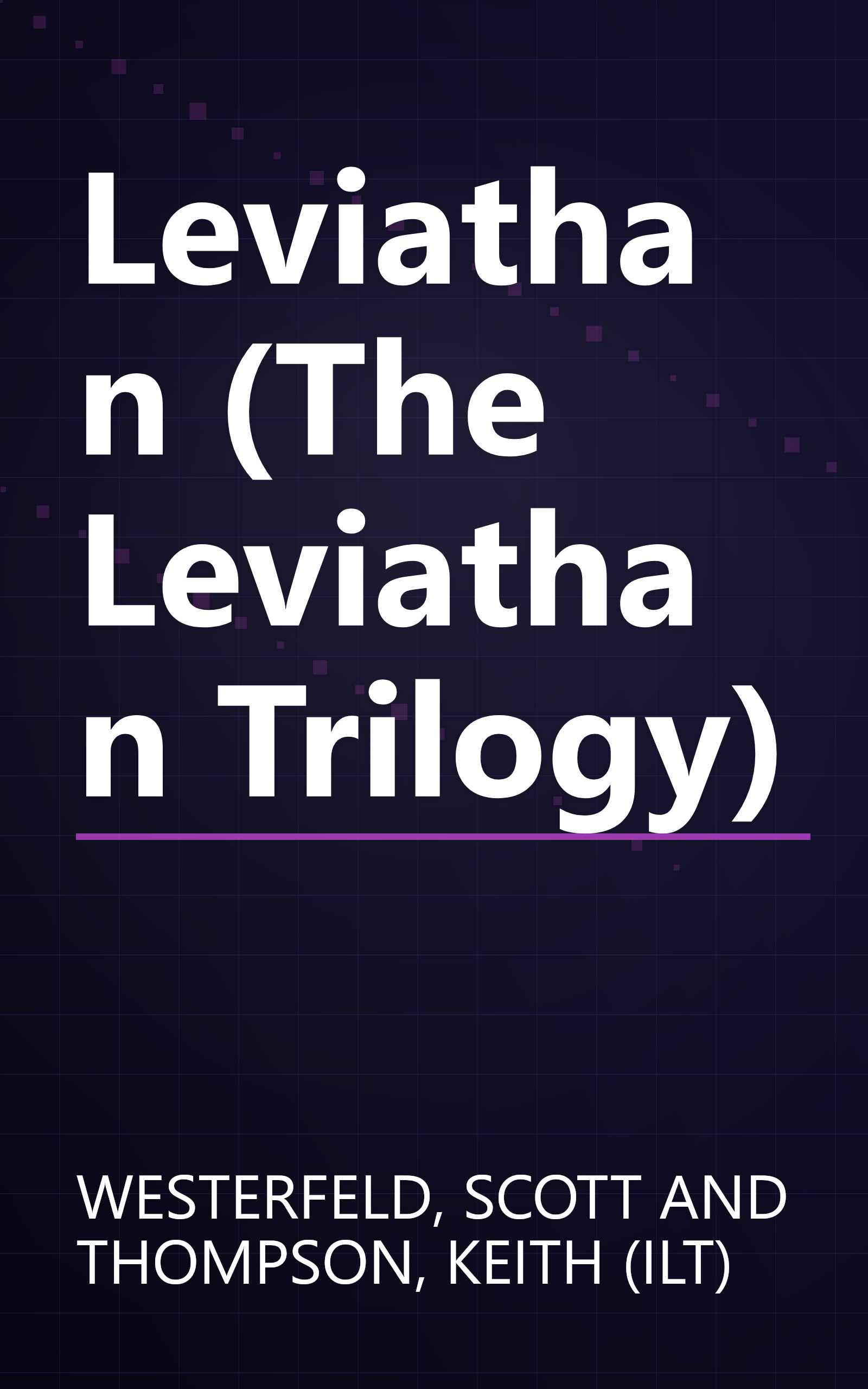 Leviathan (The Leviathan Trilogy) book cover