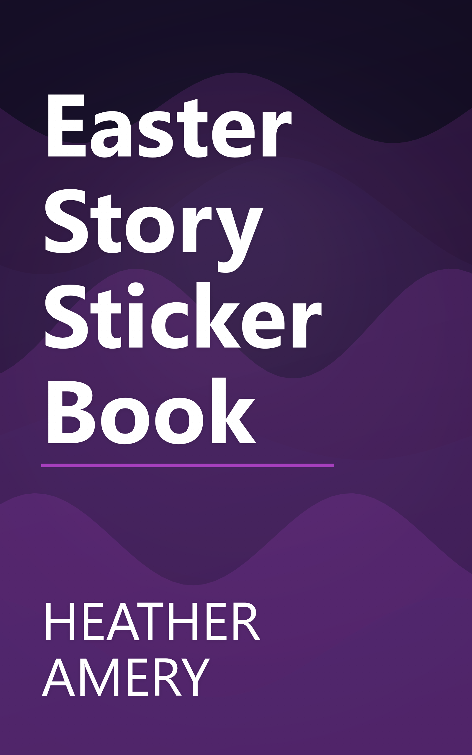 Easter Story Sticker Book book cover