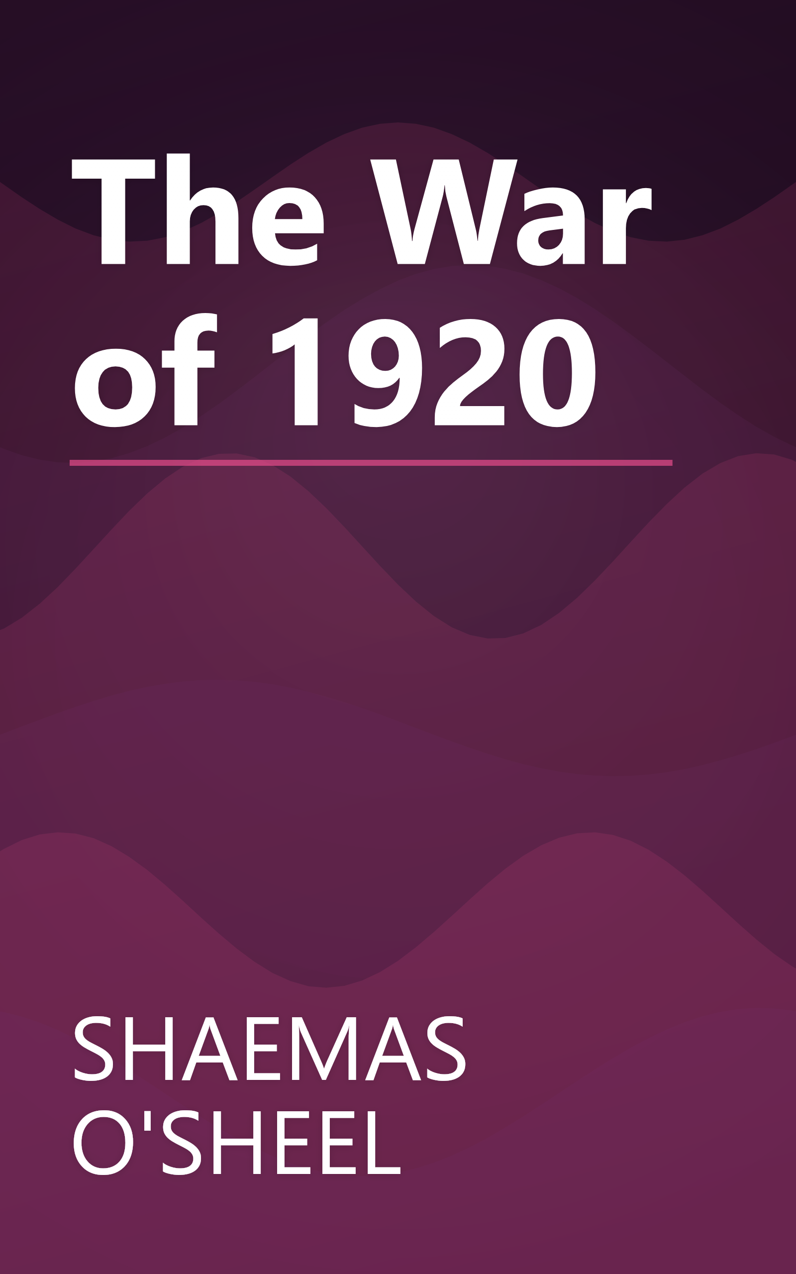 The War of 1920 book cover