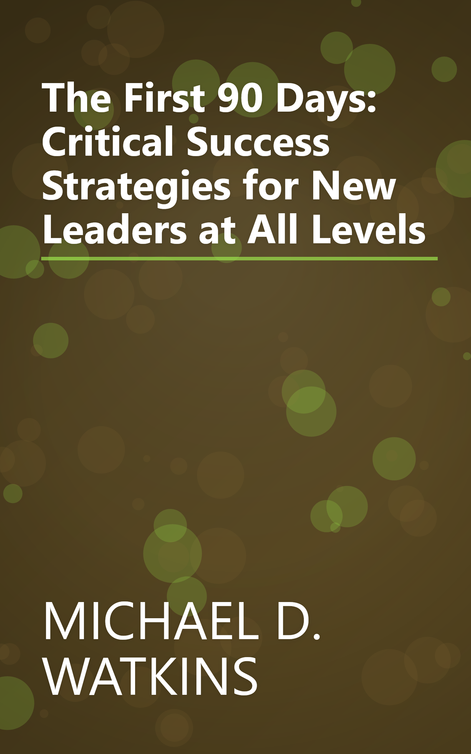 The First 90 Days: Critical Success Strategies for New Leaders at All Levels book cover