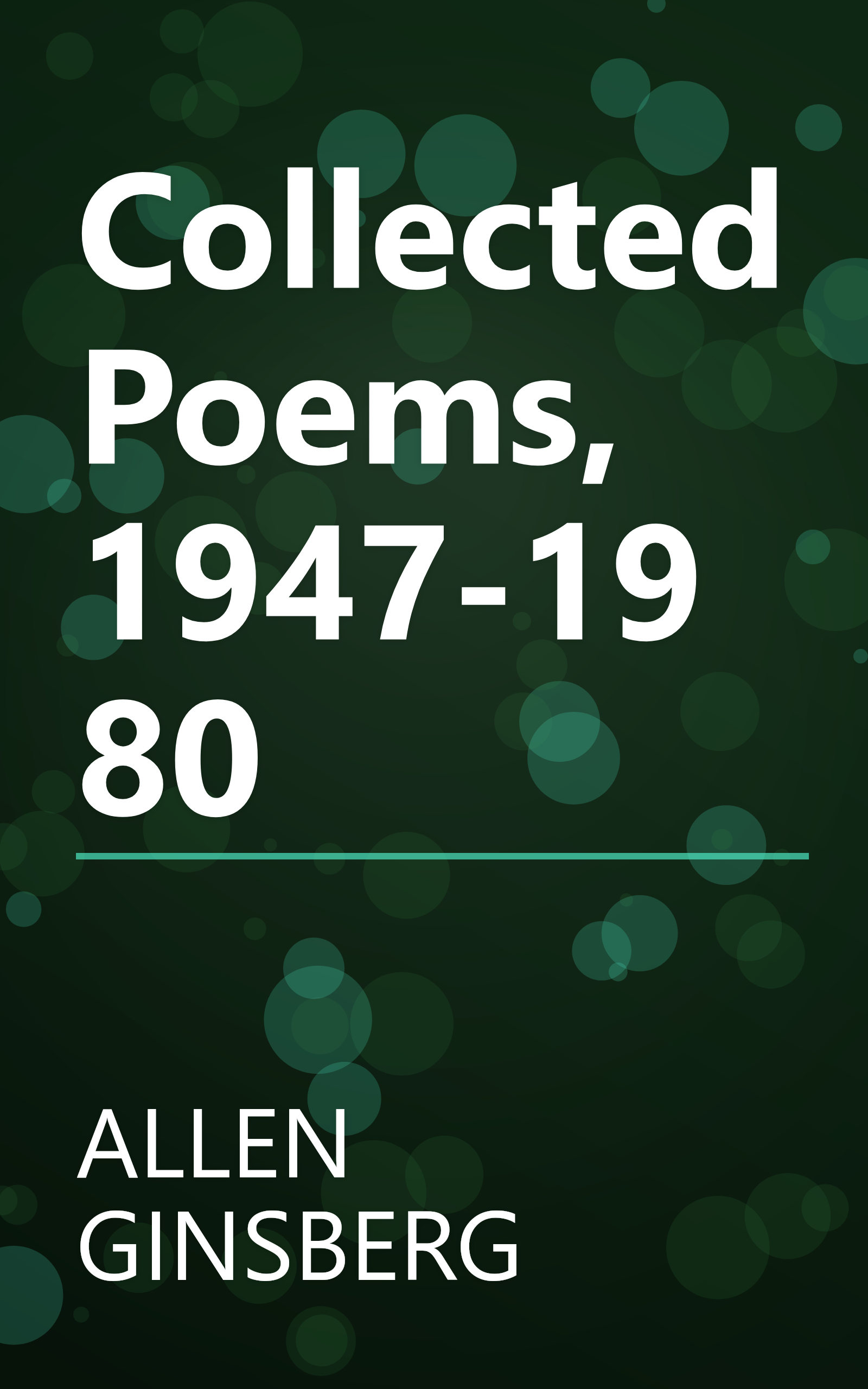 Collected Poems, 1947-1980 book cover