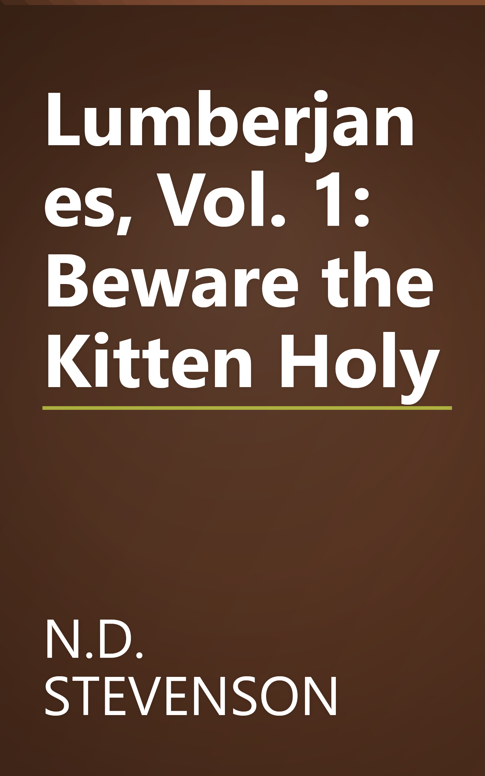 Lumberjanes, Vol. 1: Beware the Kitten Holy book cover