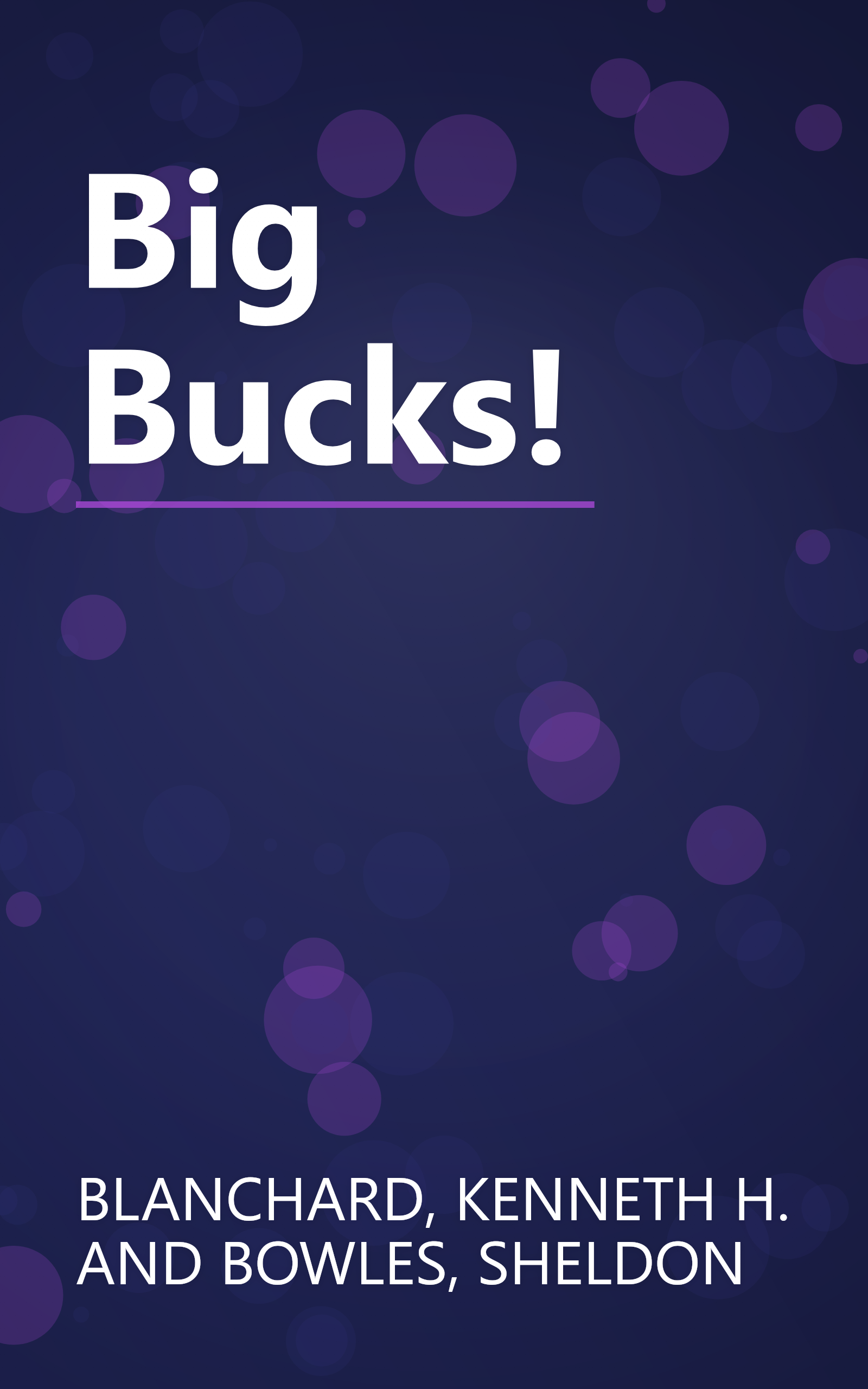 Big Bucks! book cover