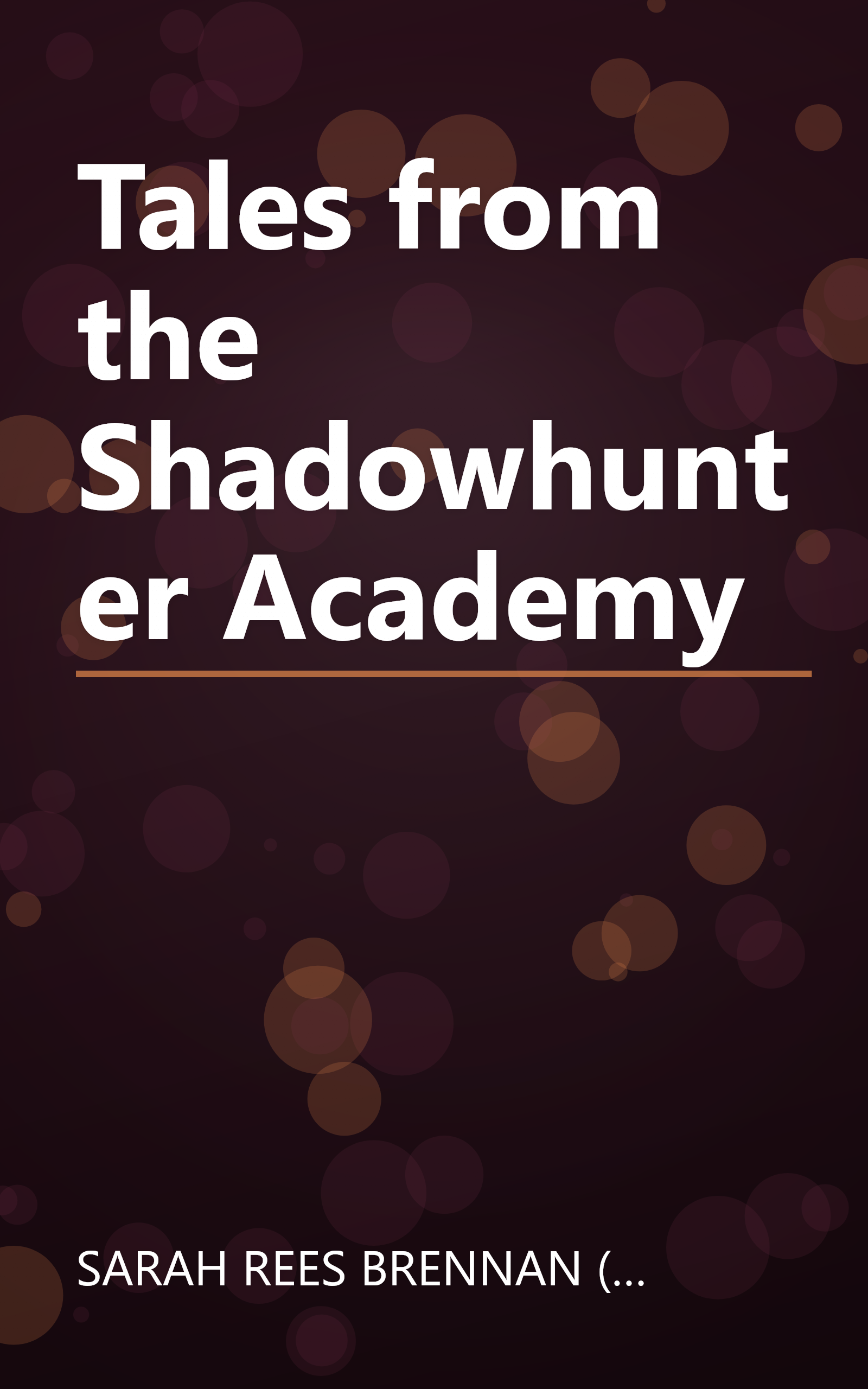 Tales from the Shadowhunter Academy book cover