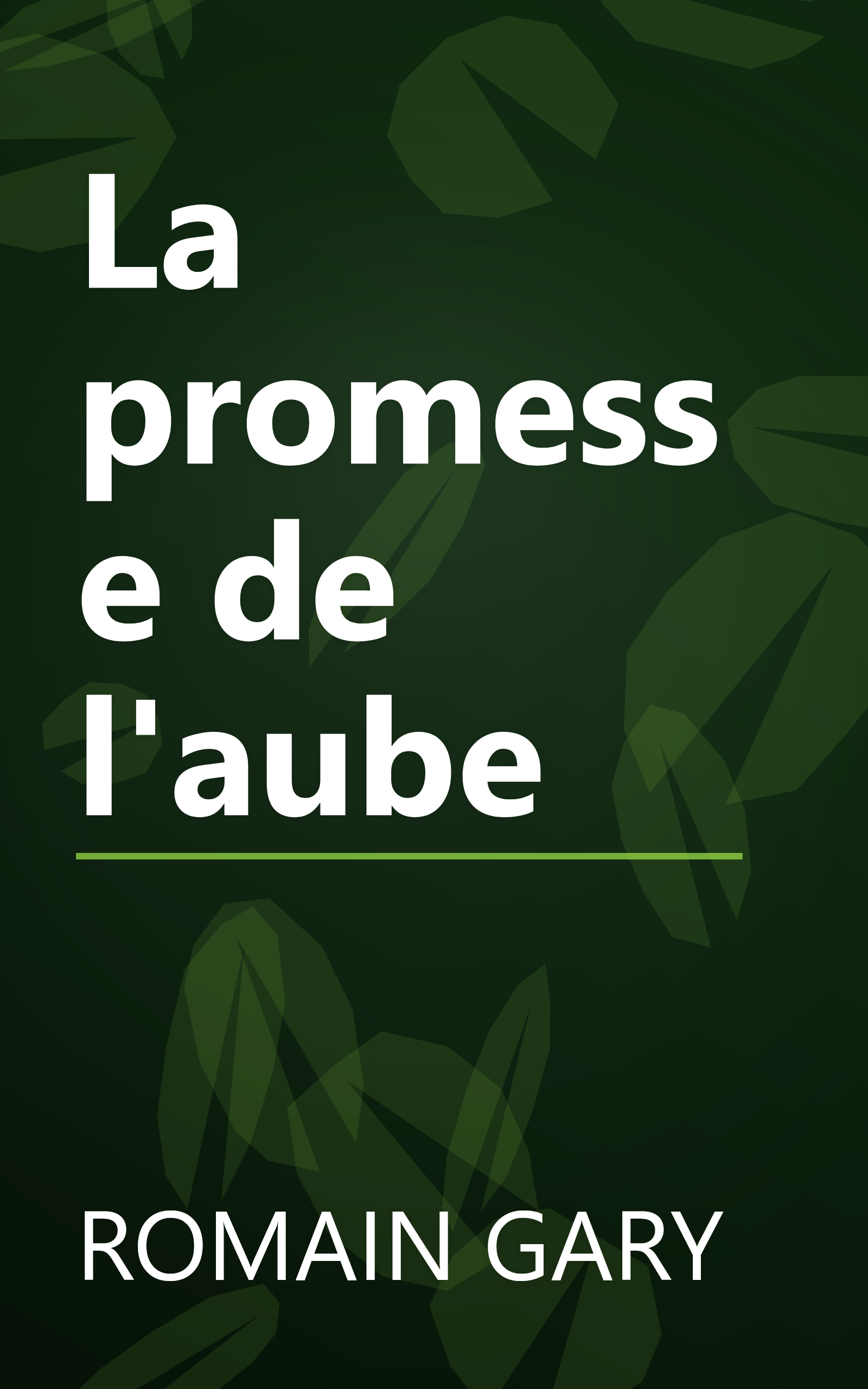 La promesse de l'aube book cover