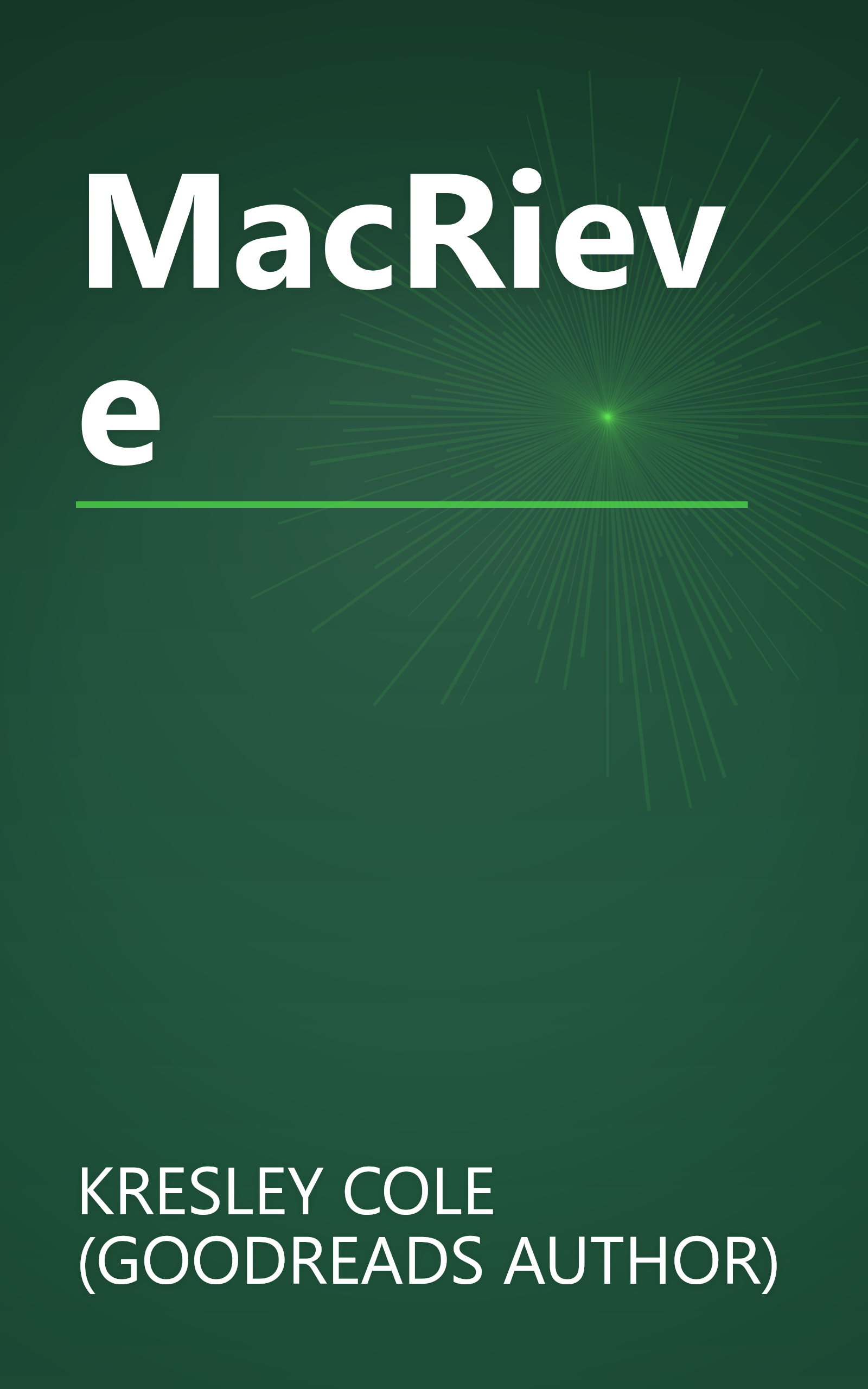 MacRieve book cover