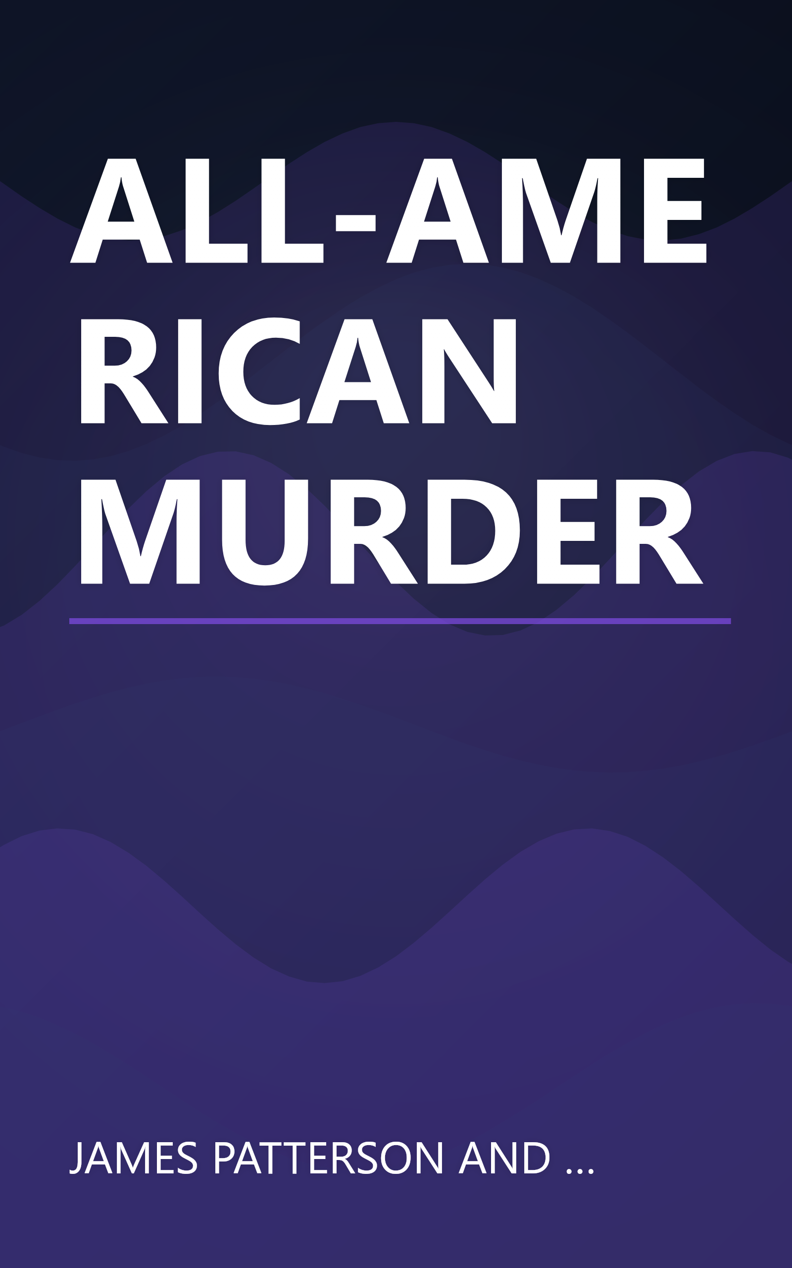 ALL-AMERICAN MURDER book cover