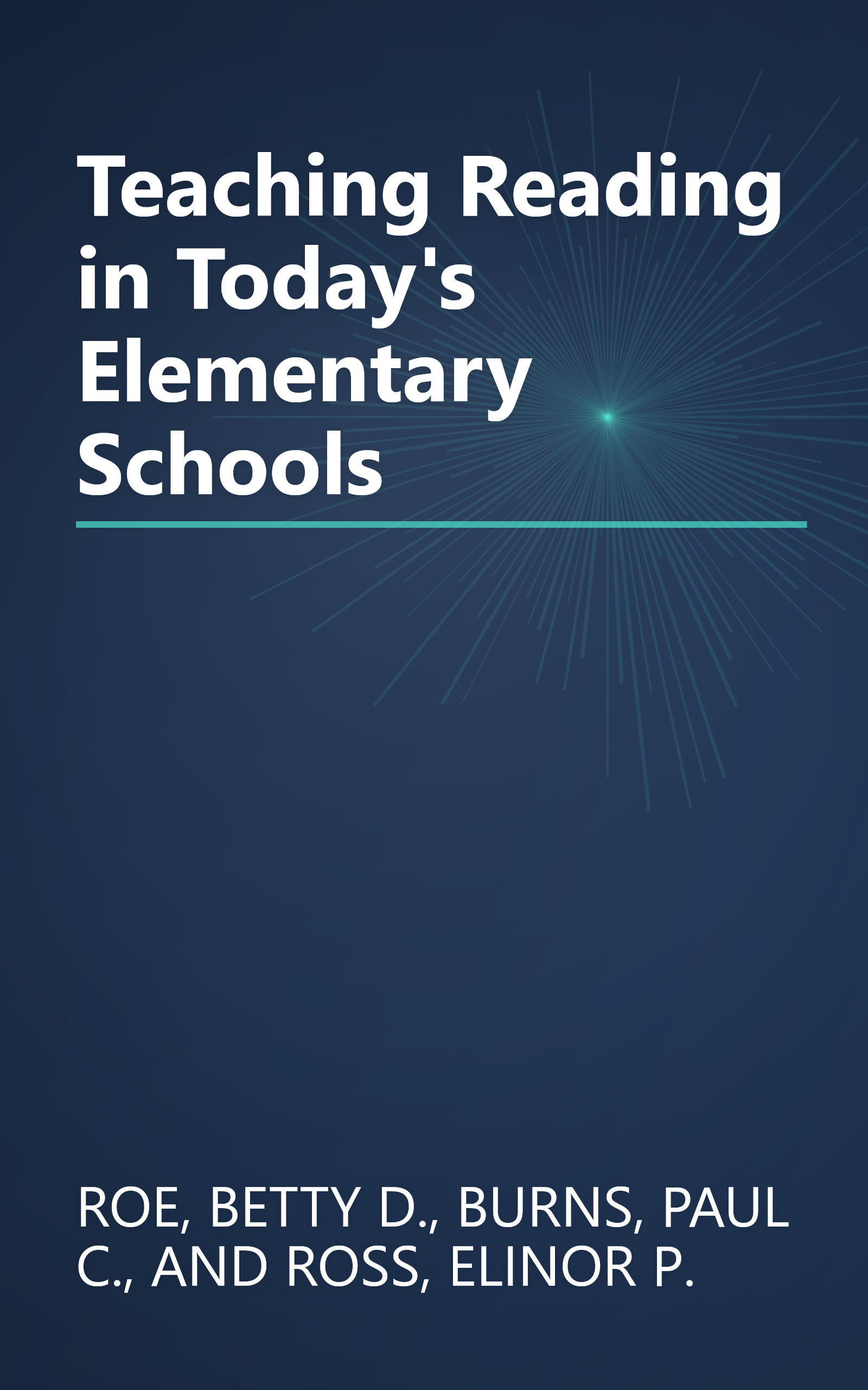 Teaching Reading in Today's Elementary Schools book cover