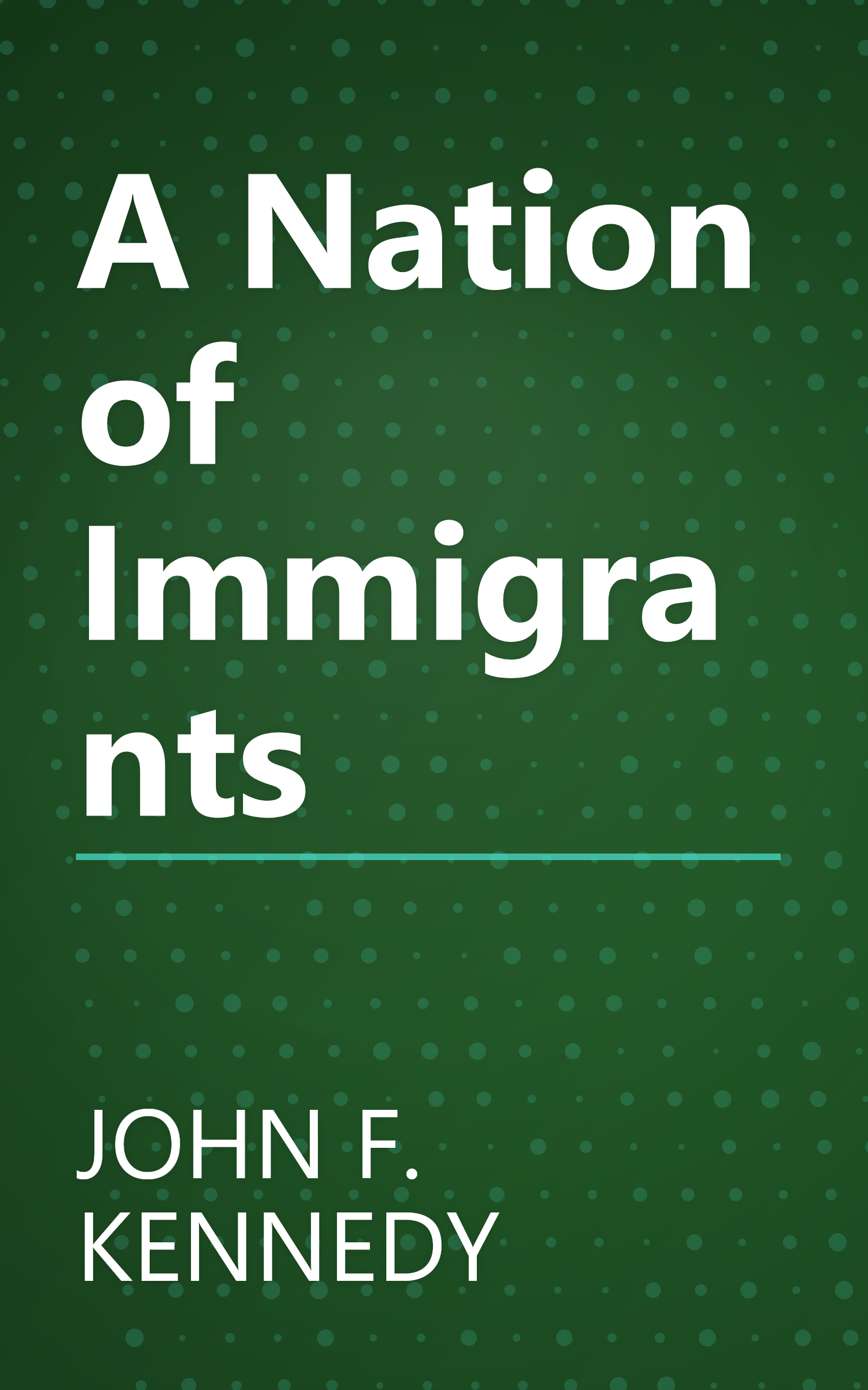 A Nation of Immigrants book cover