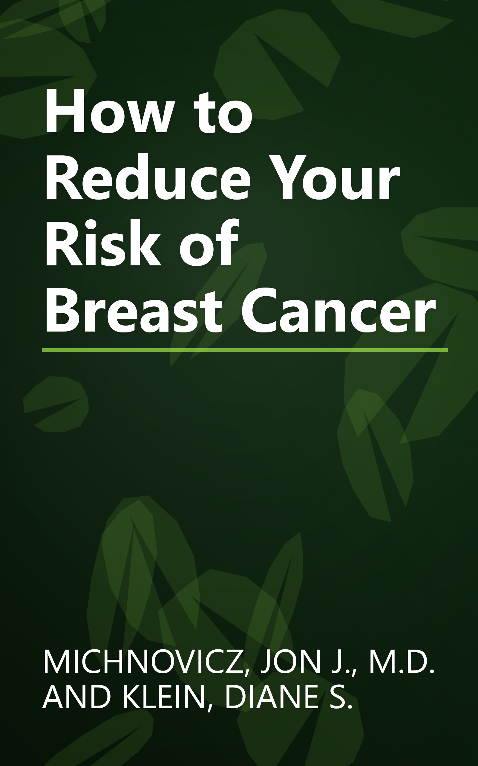 How to Reduce Your Risk of Breast Cancer book cover