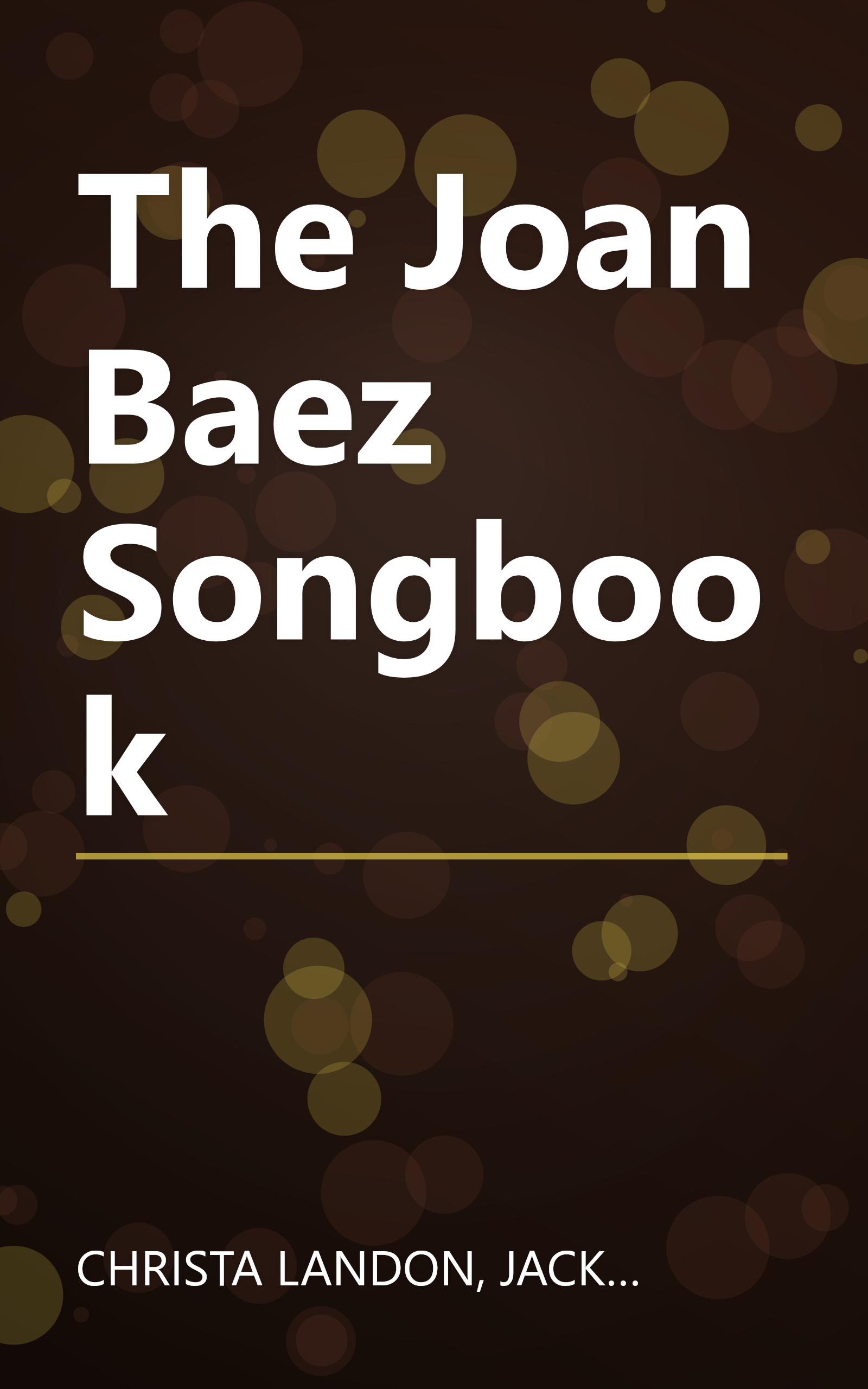 The Joan Baez Songbook book cover