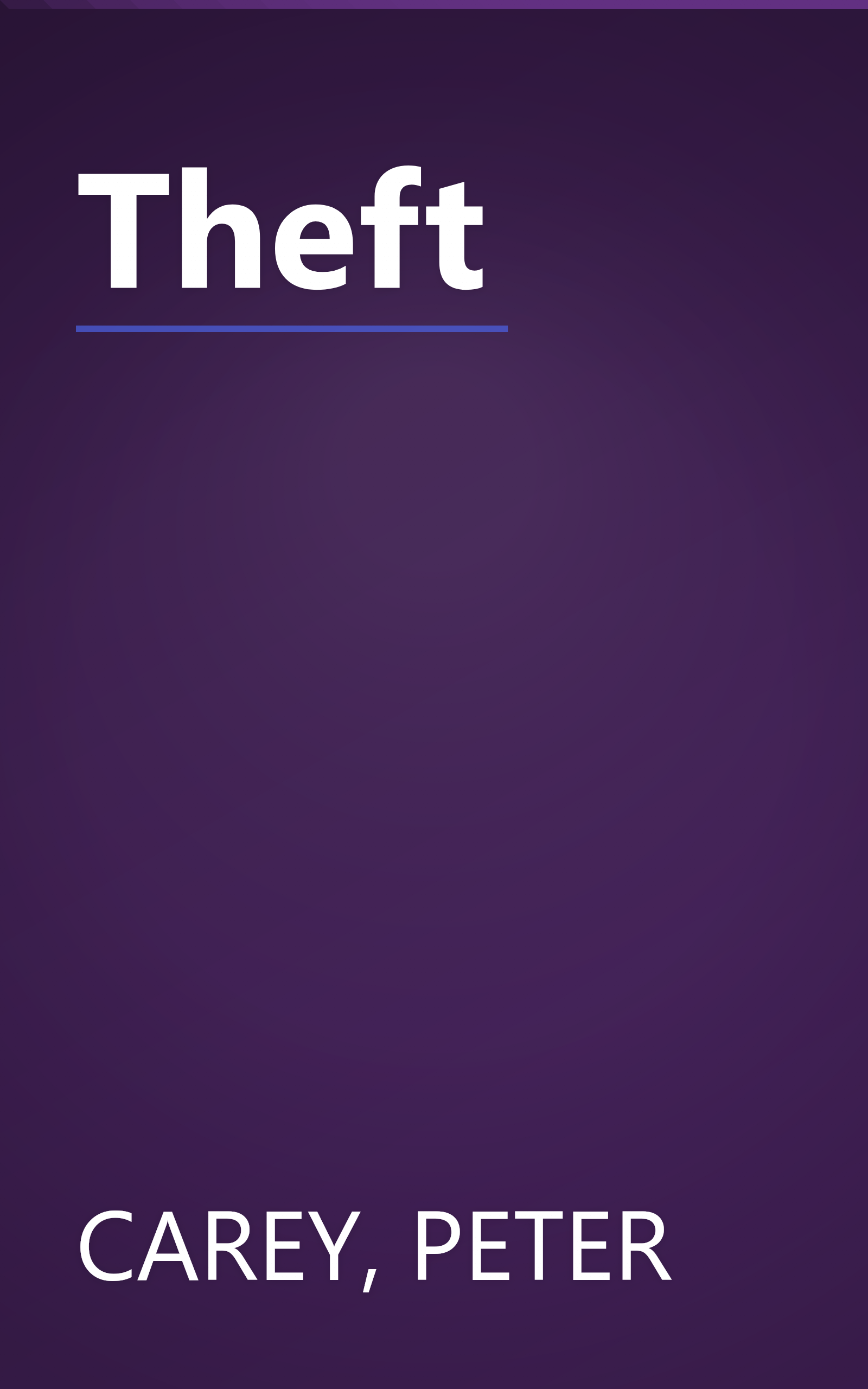 Theft book cover