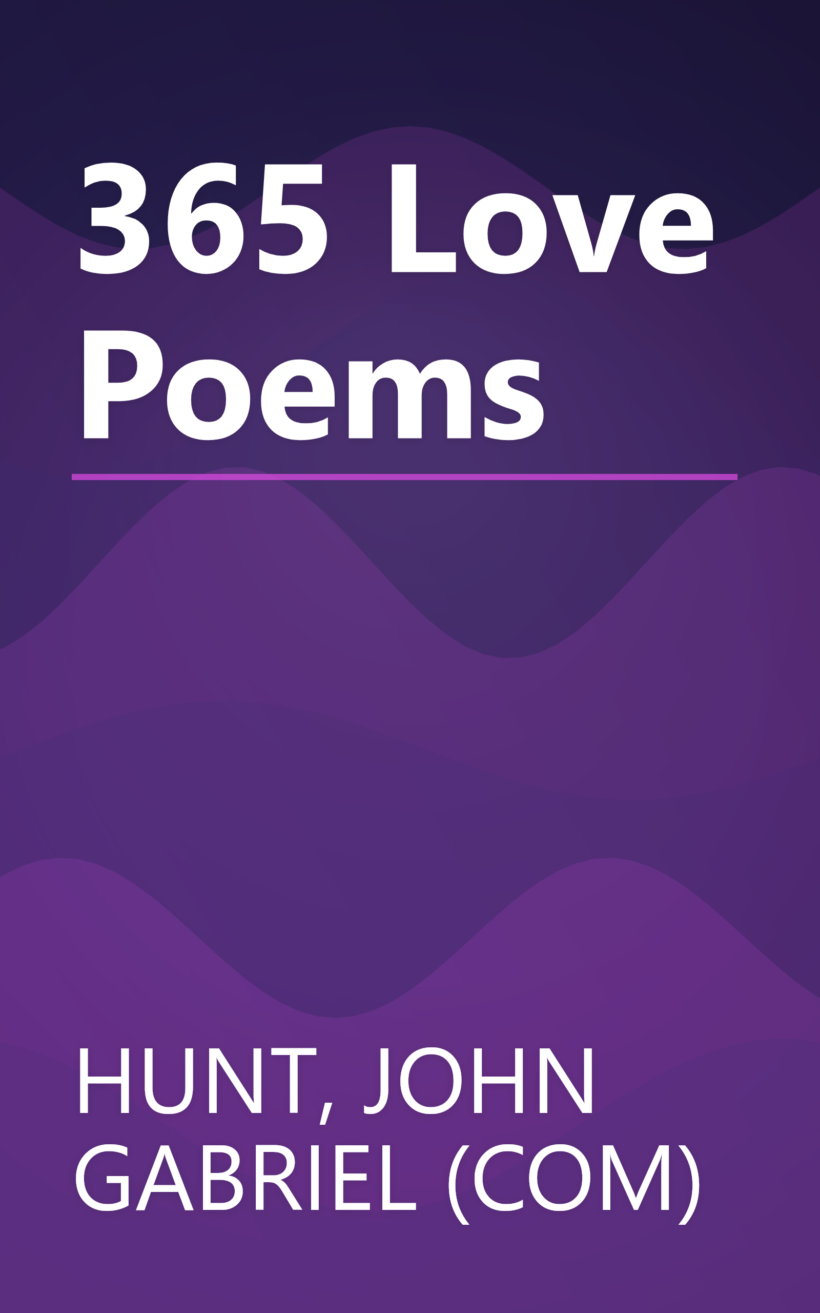 365 Love Poems book cover