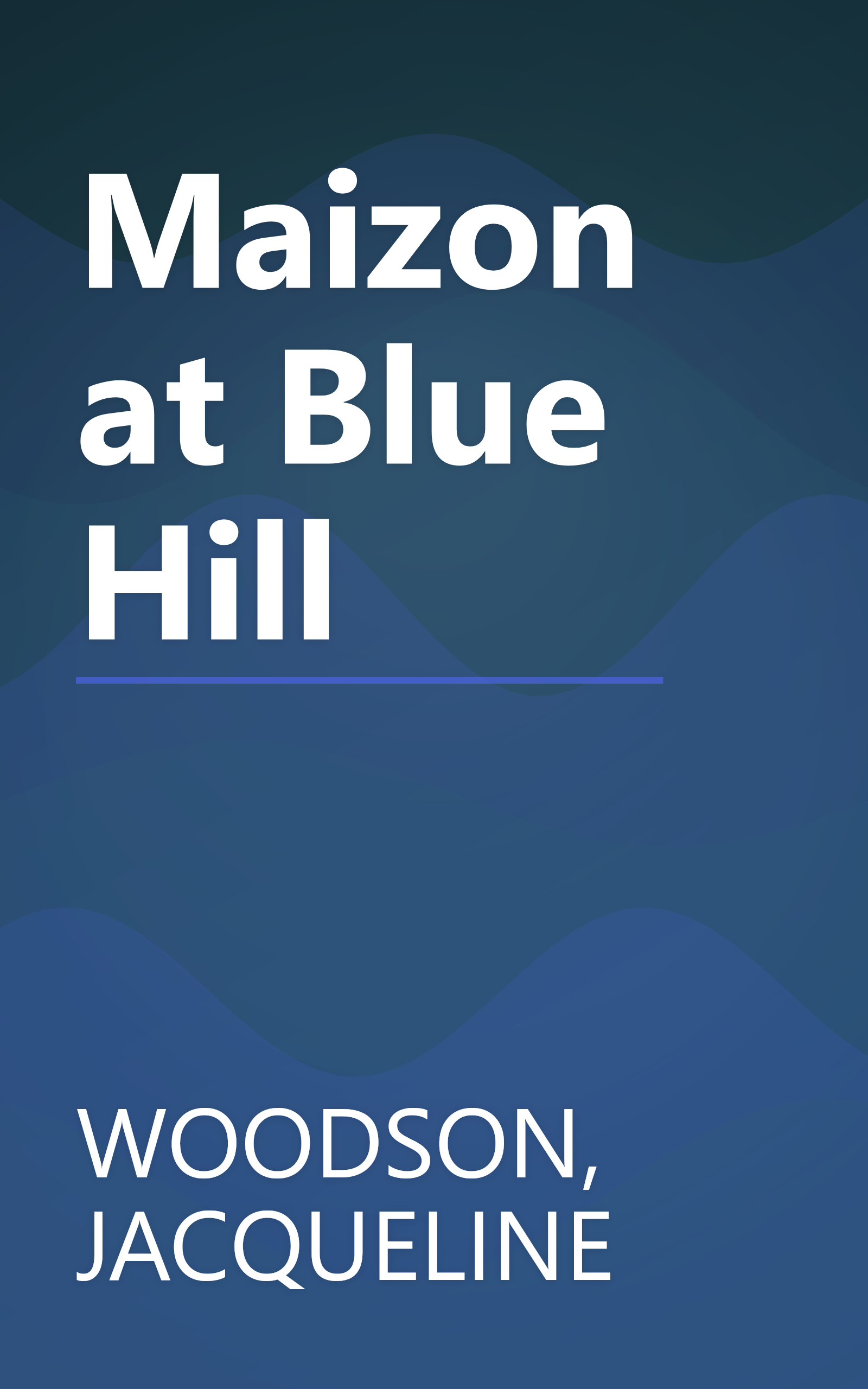 Maizon at Blue Hill book cover