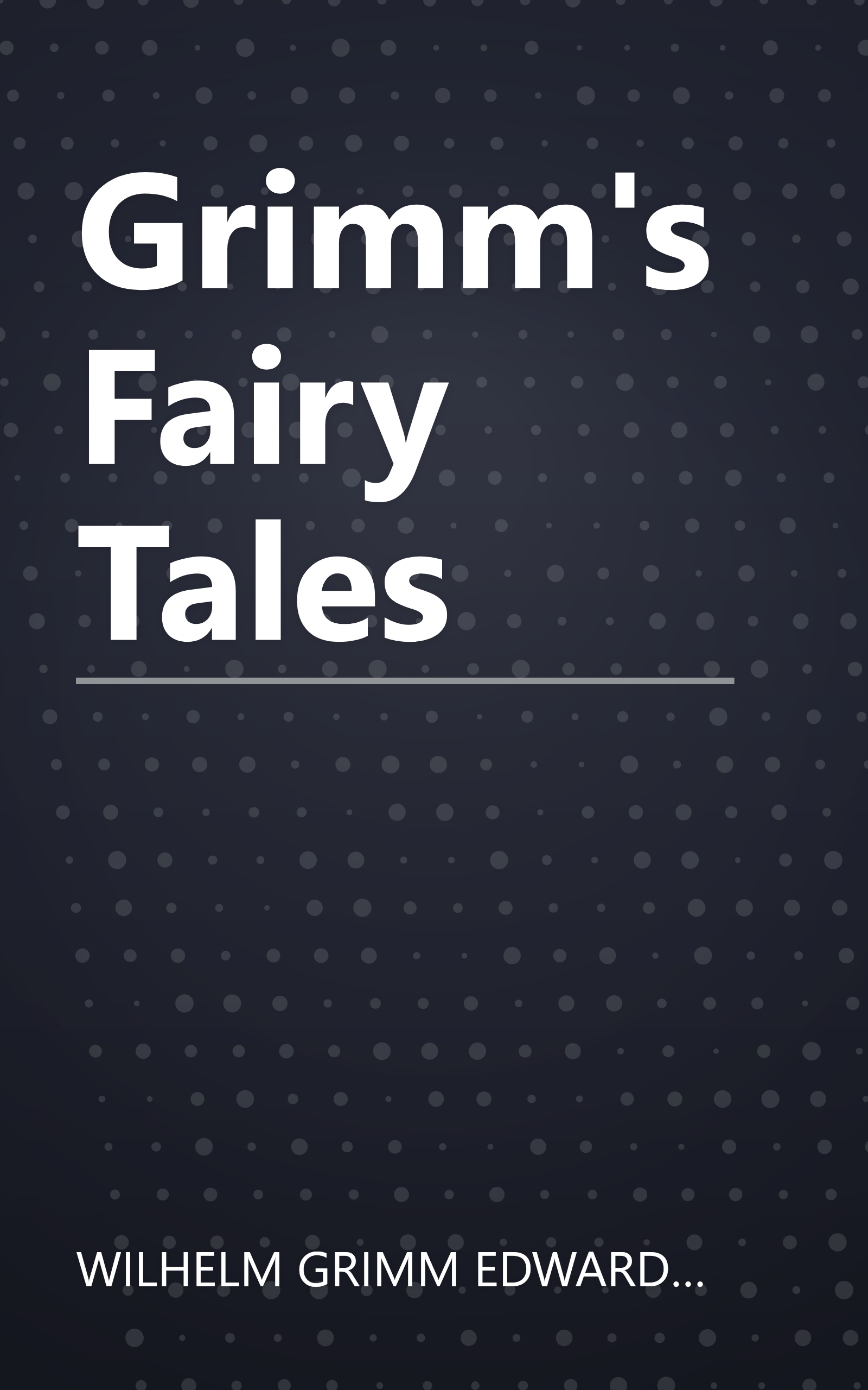 Grimm's Fairy Tales book cover