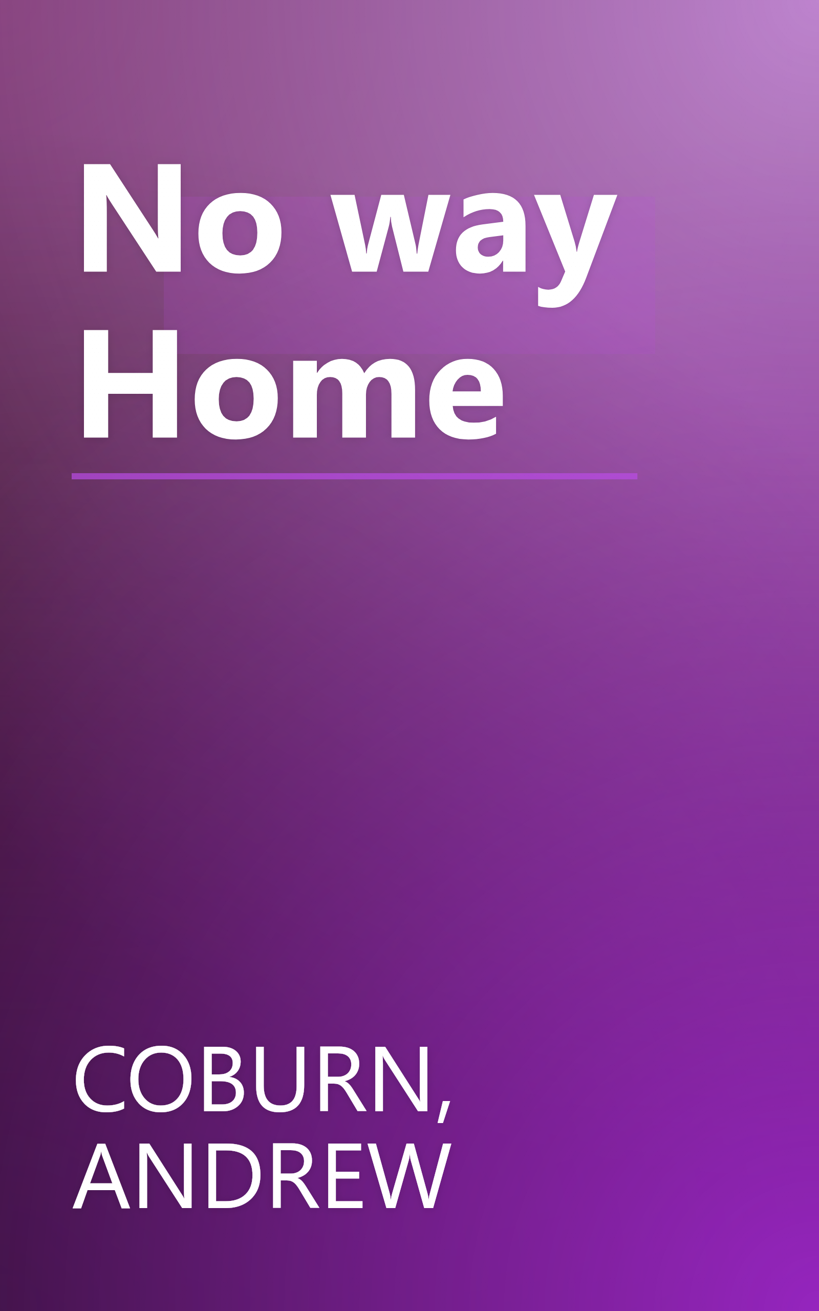 No way Home book cover