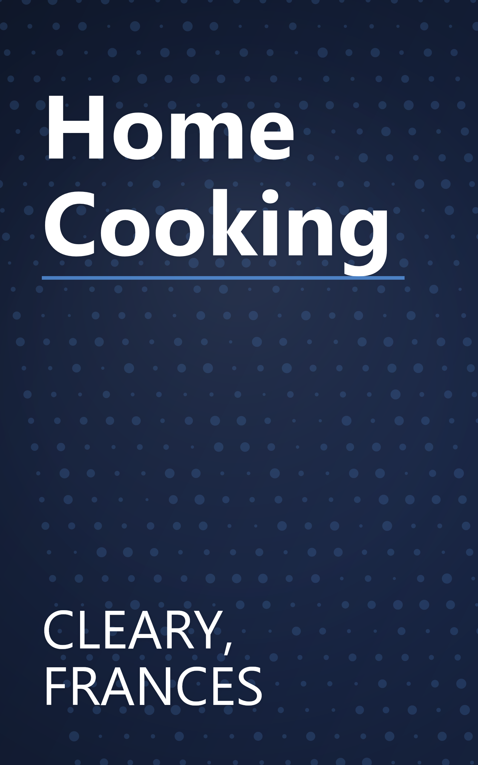 Home Cooking book cover