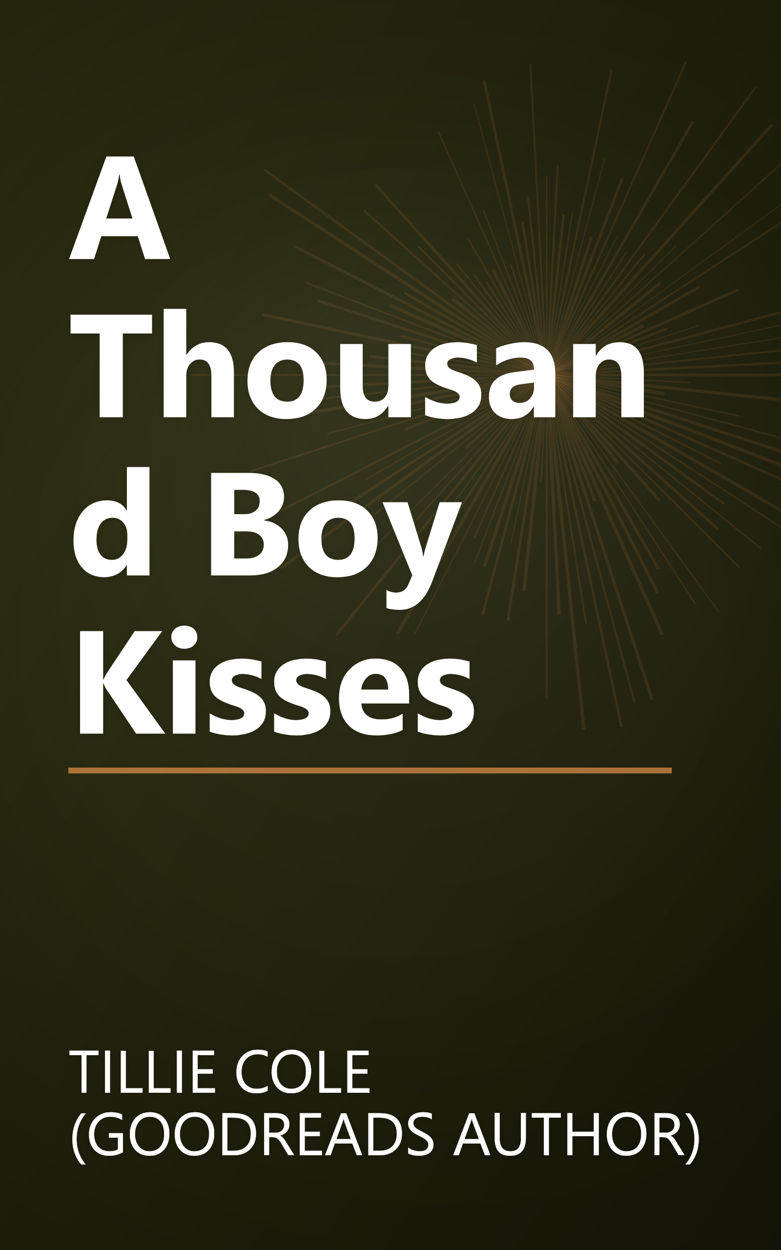 A Thousand Boy Kisses book cover