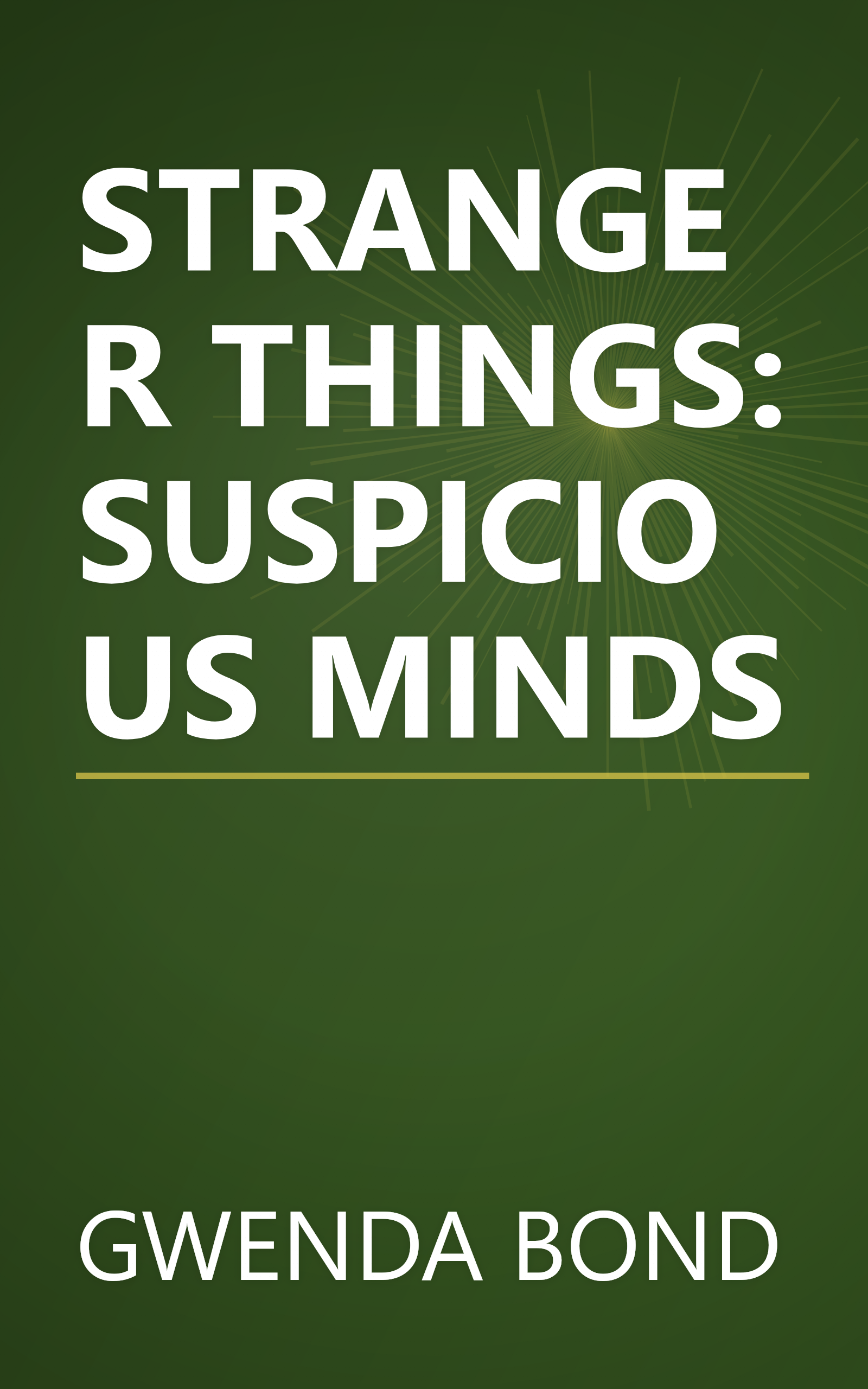 STRANGER THINGS: SUSPICIOUS MINDS book cover