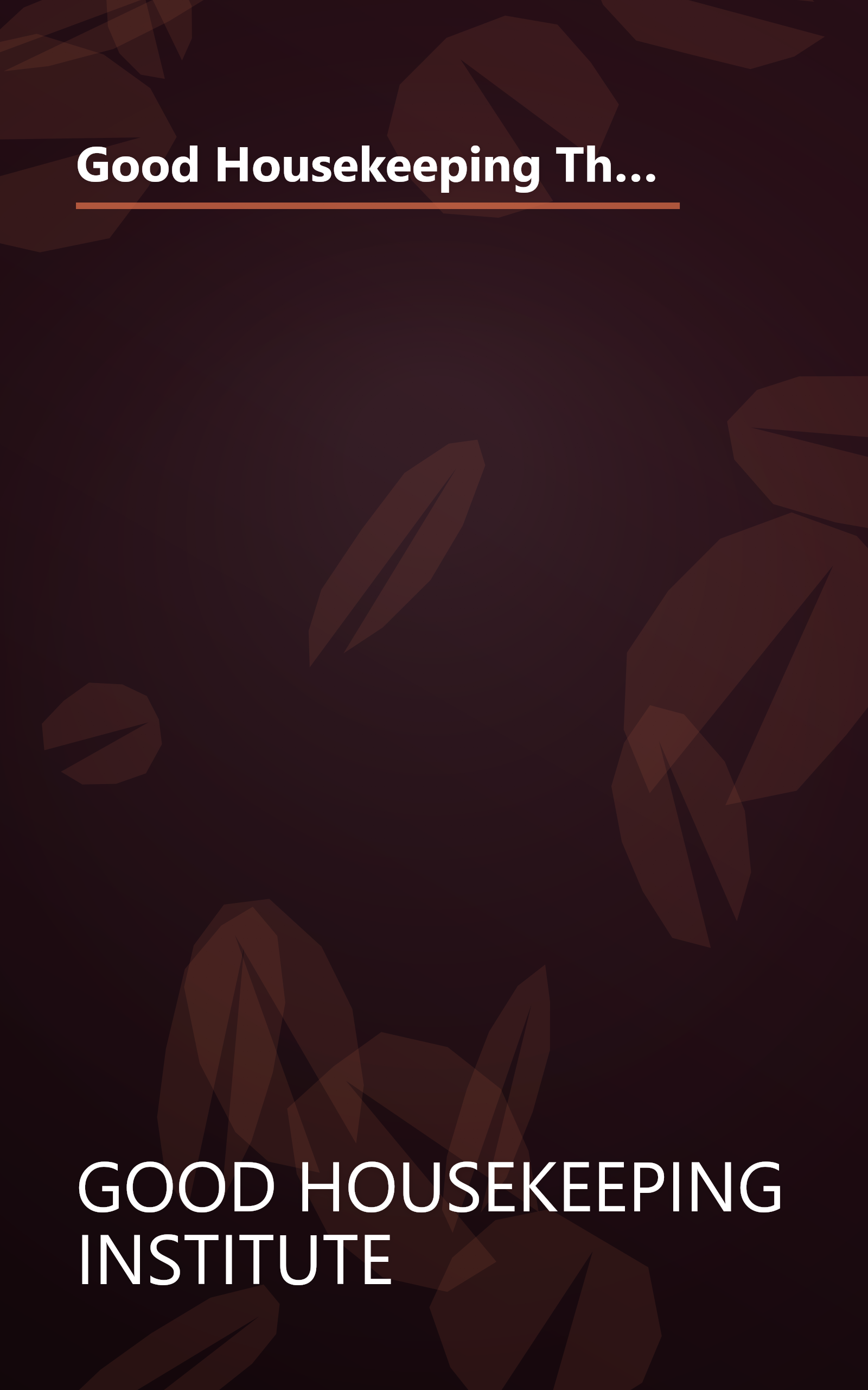 Good Housekeeping The Complete Household Handbook (Bookspan): The Best Ways to Clean, Maintain & Organize Your Home book cover