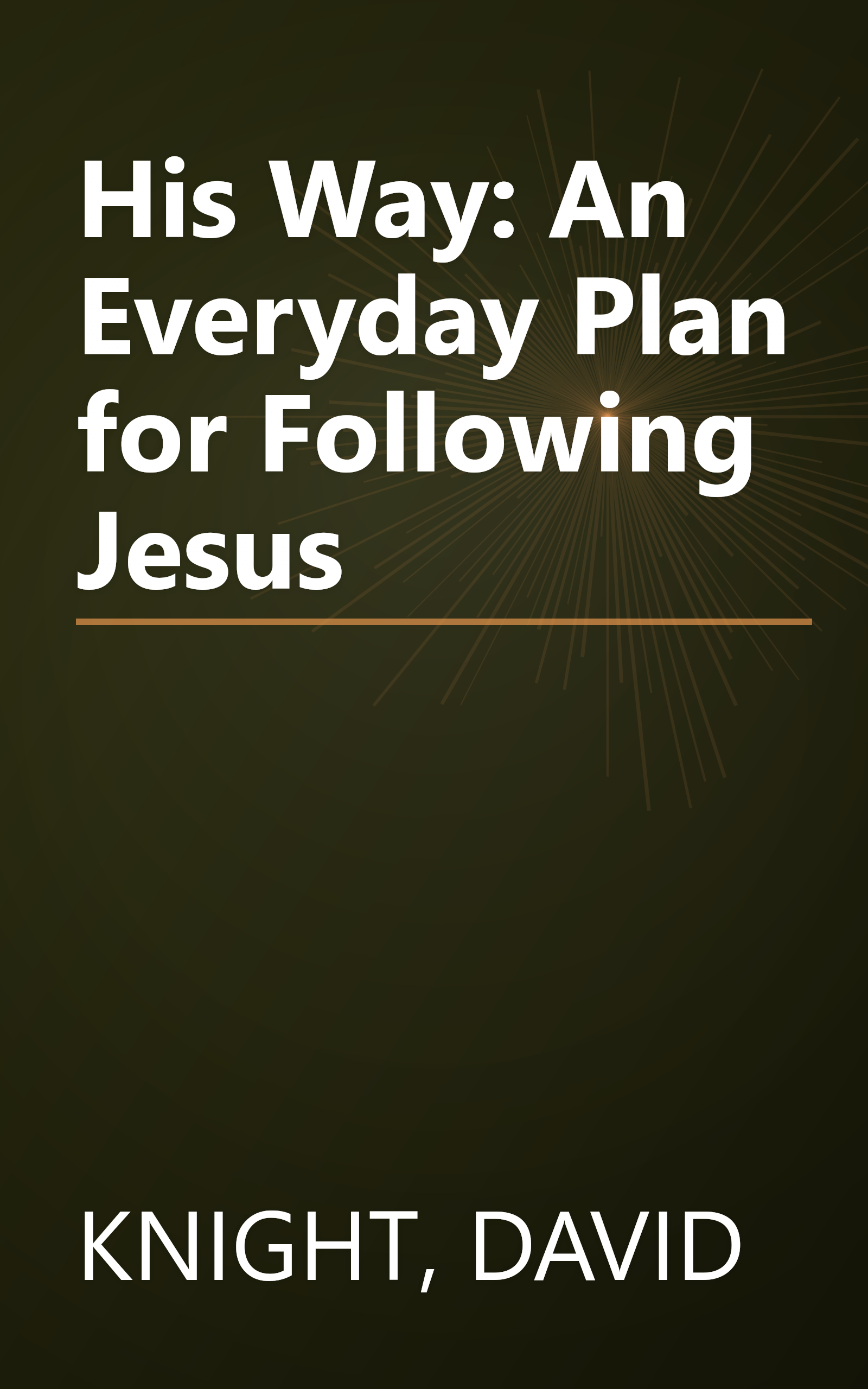 His Way: An Everyday Plan for Following Jesus book cover