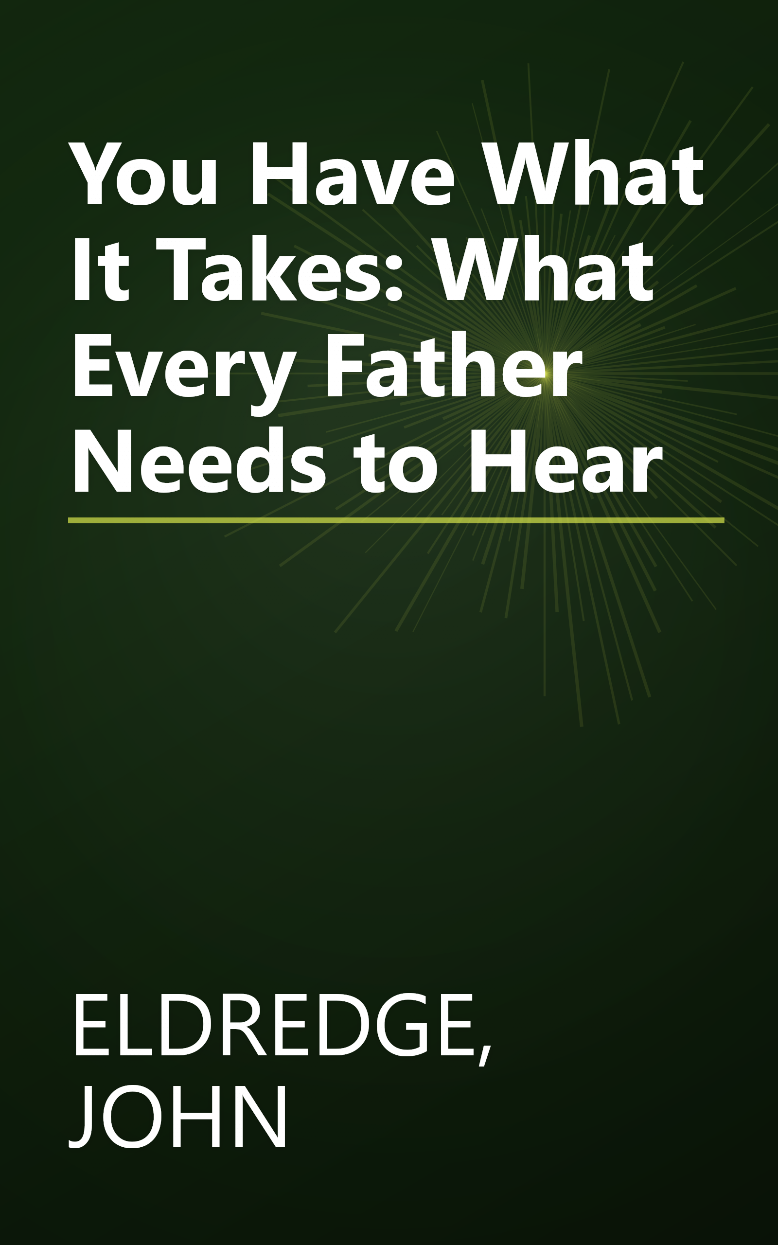 You Have What It Takes: What Every Father Needs to Hear book cover