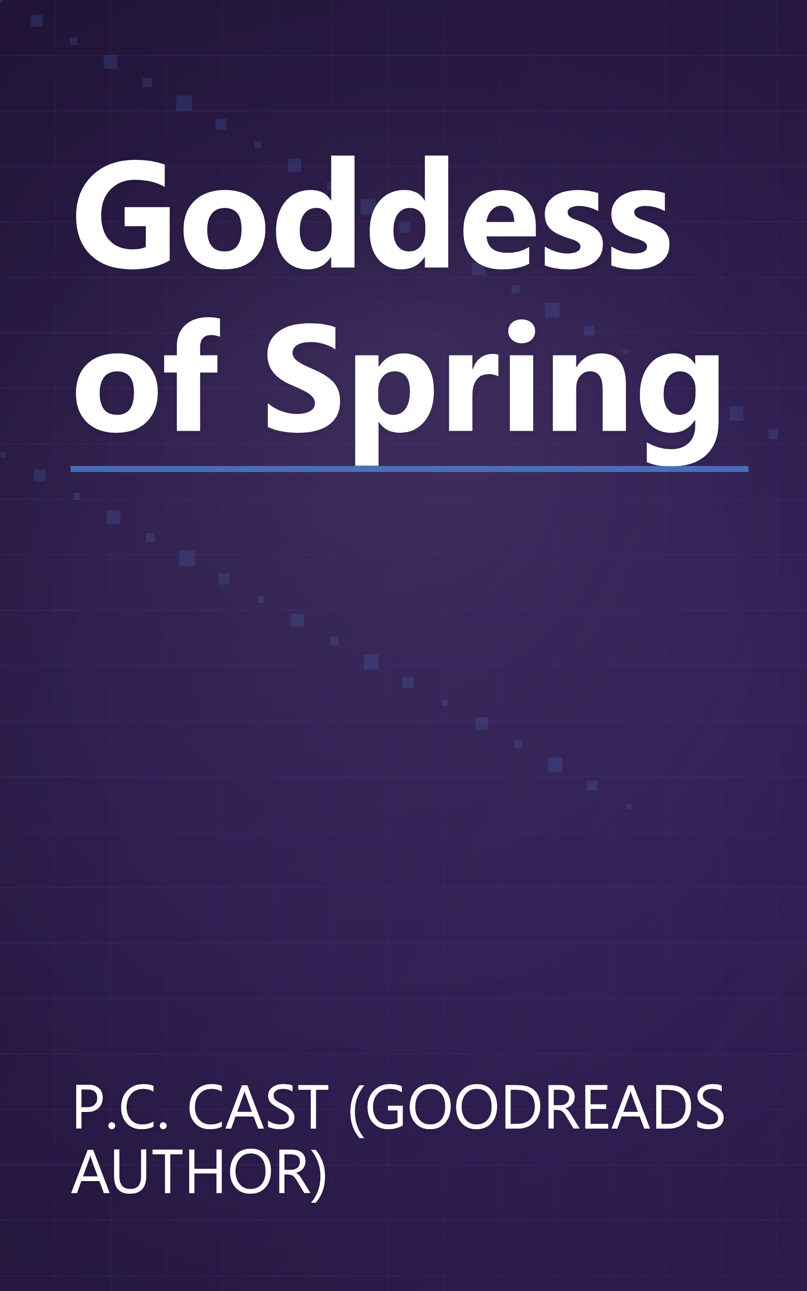 Goddess of Spring book cover