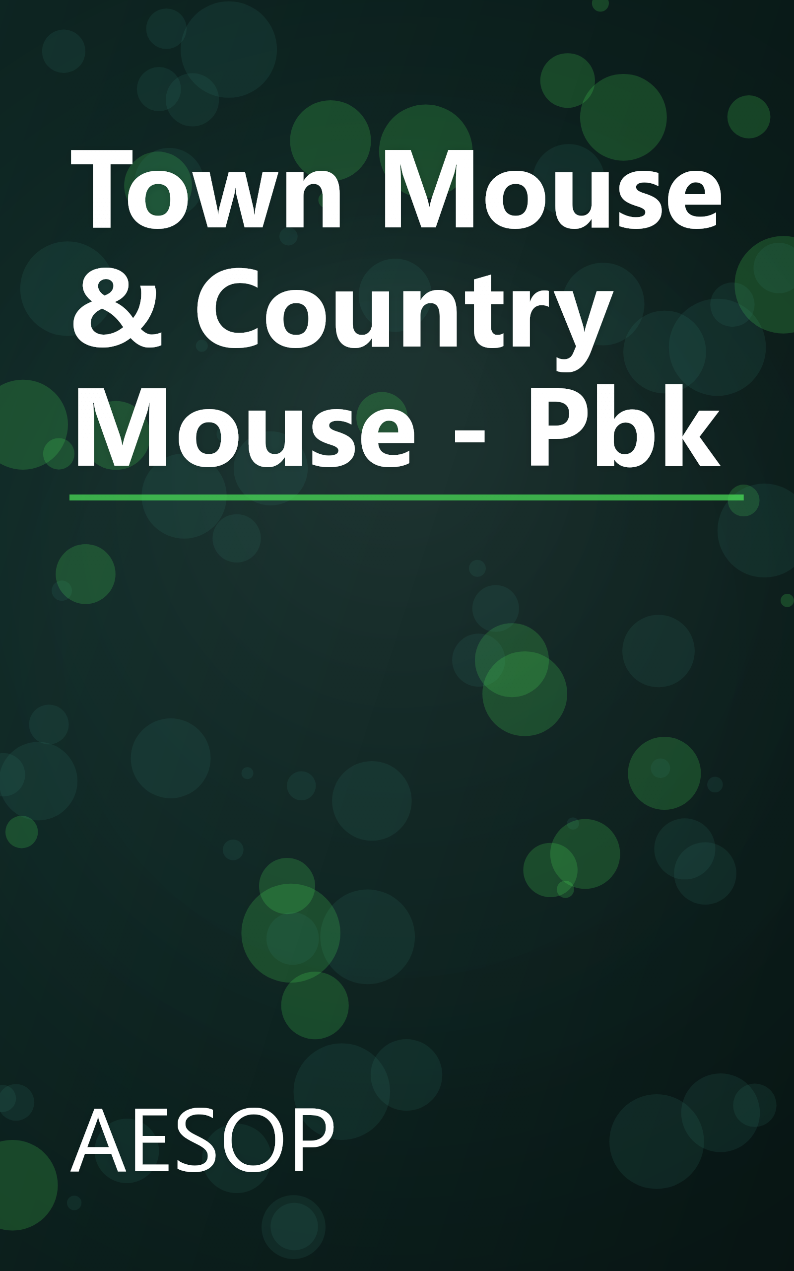 Town Mouse & Country Mouse - Pbk book cover