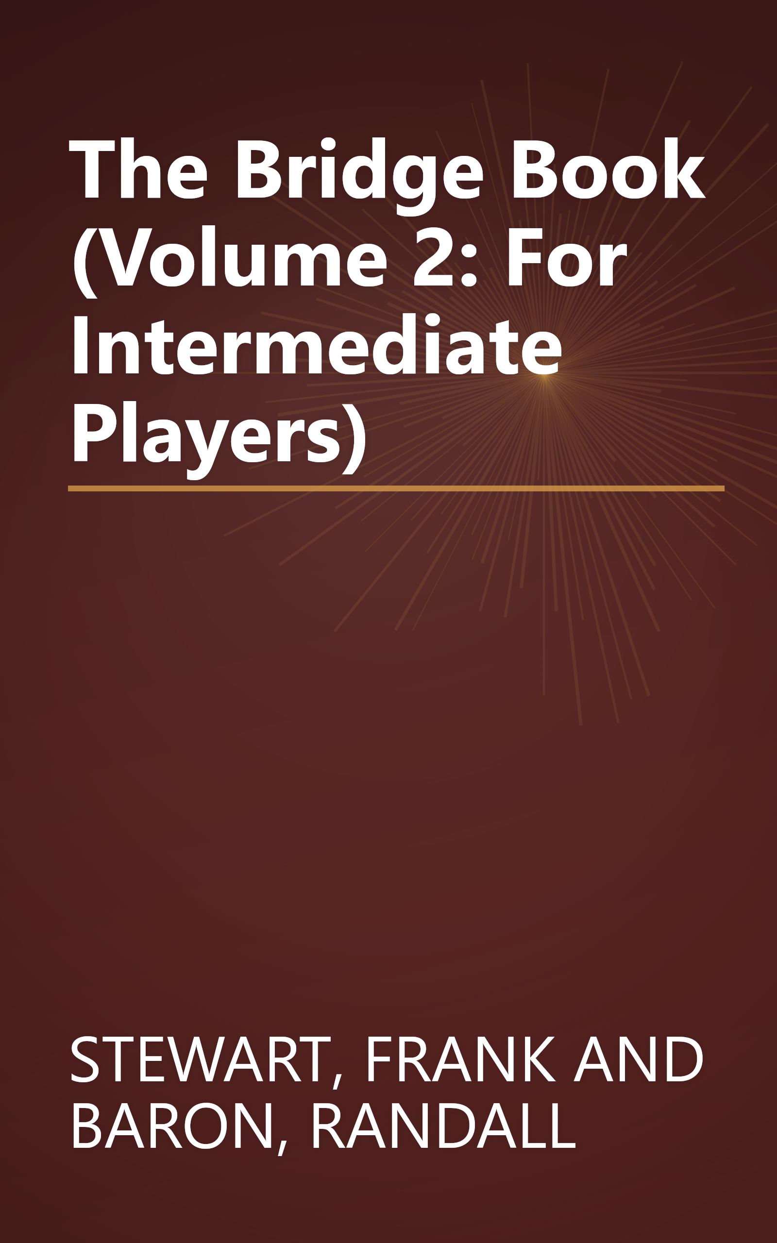 The Bridge Book (Volume 2: For Intermediate Players) book cover